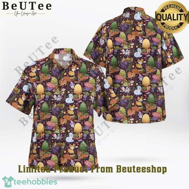 Cottagecore Fairycore Pokemon Forest Hawaiian Shirt by Shop Owl Fashion ...