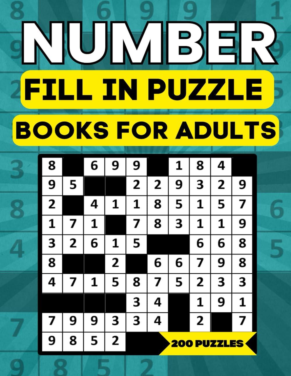 [PDF] DOWNLOAD FREE Number Fill In Puzzle Books for Adults: by ...