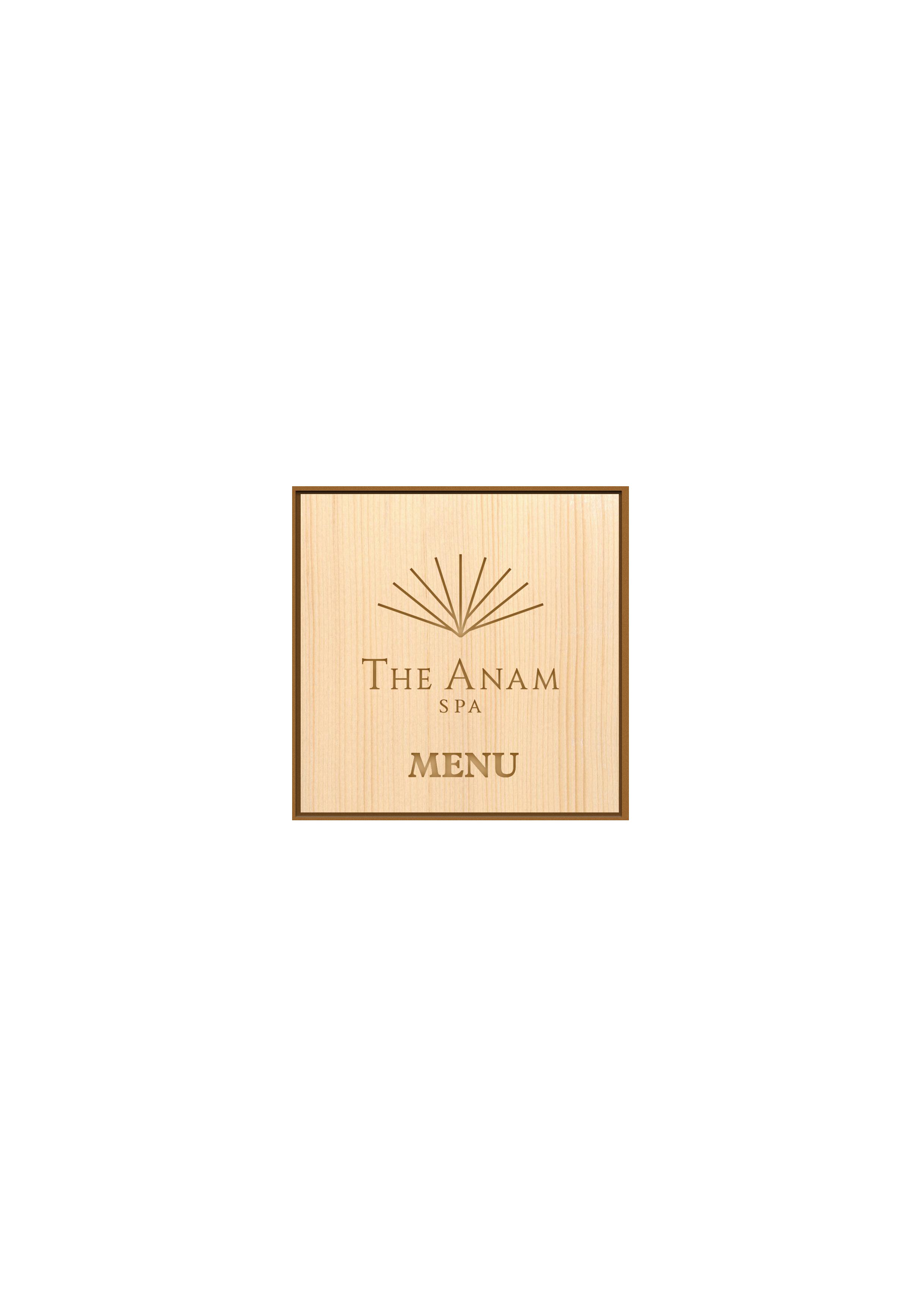 The Anam Spa Menu by The Anam - Issuu
