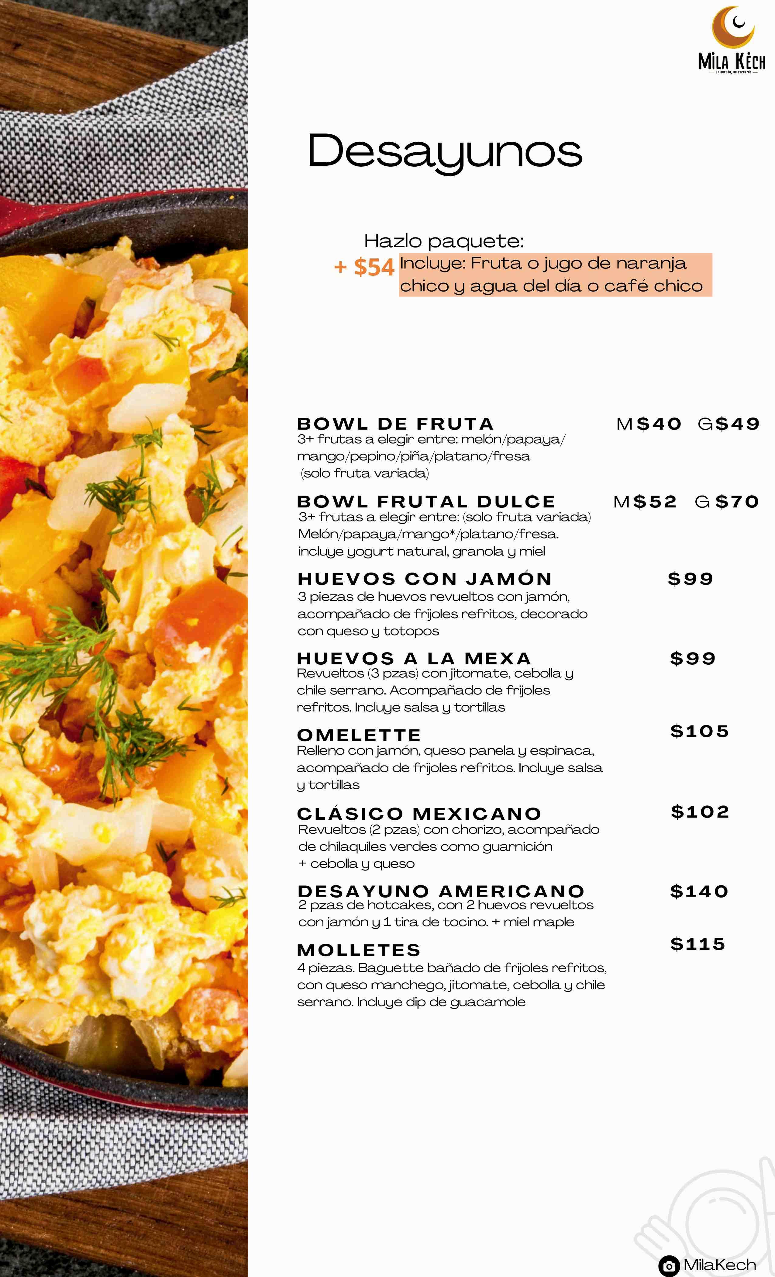 MENU MILA by saul ruiz - Issuu