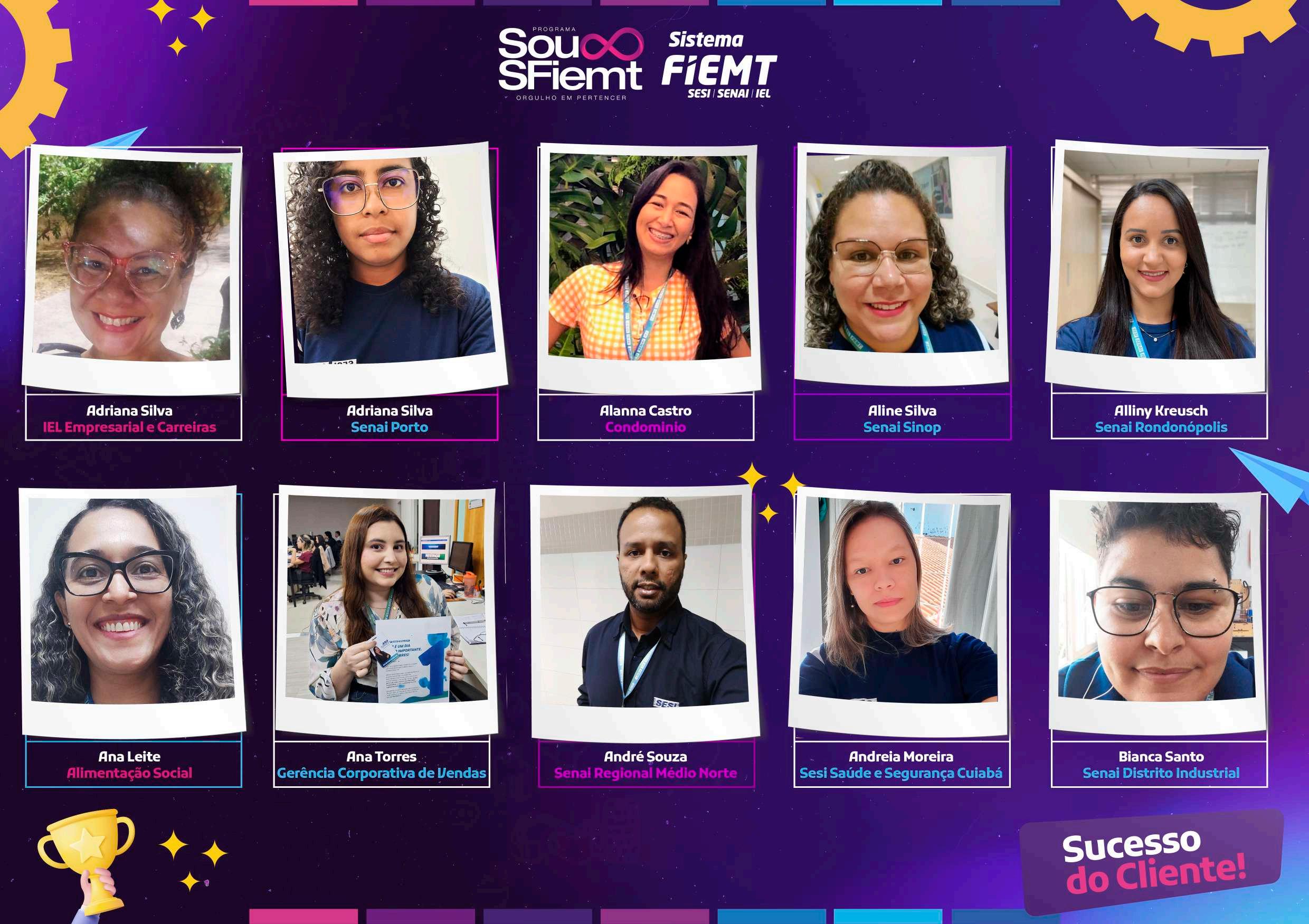 Conheça os Influenciadores da Cultura do Sistema Fiemt! by ...