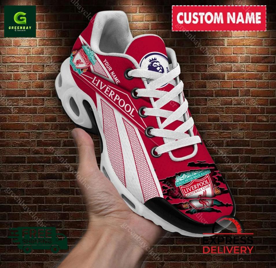 Liverpool FC Custom Name Air Max Plus Shoes by Porter Greenbayclother ...