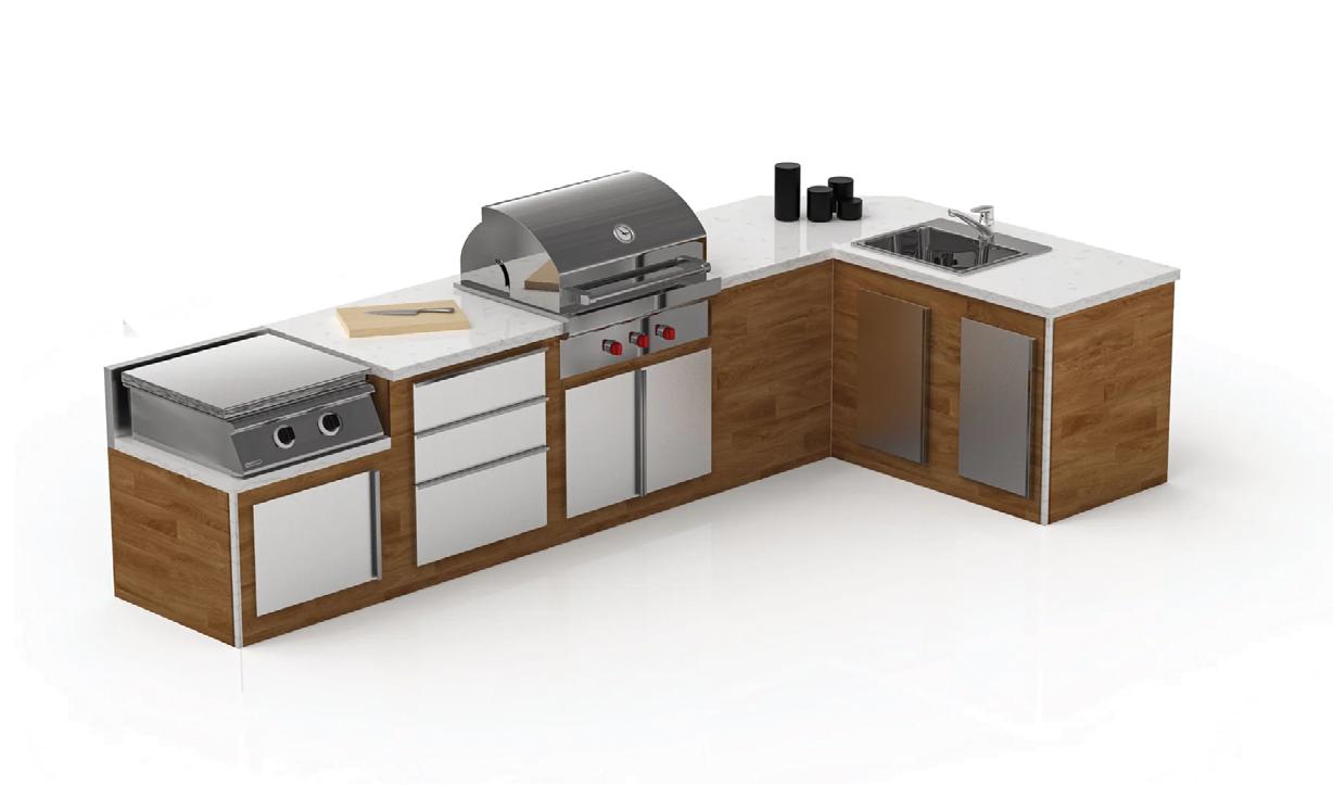 Uniframe Systems Patented Outdoor Kitchens by peartreeusa - Issuu