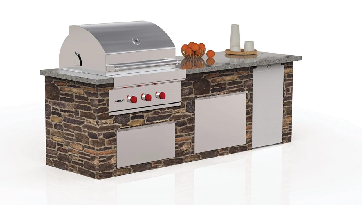 Uniframe Systems Patented Outdoor Kitchens by peartreeusa - Issuu