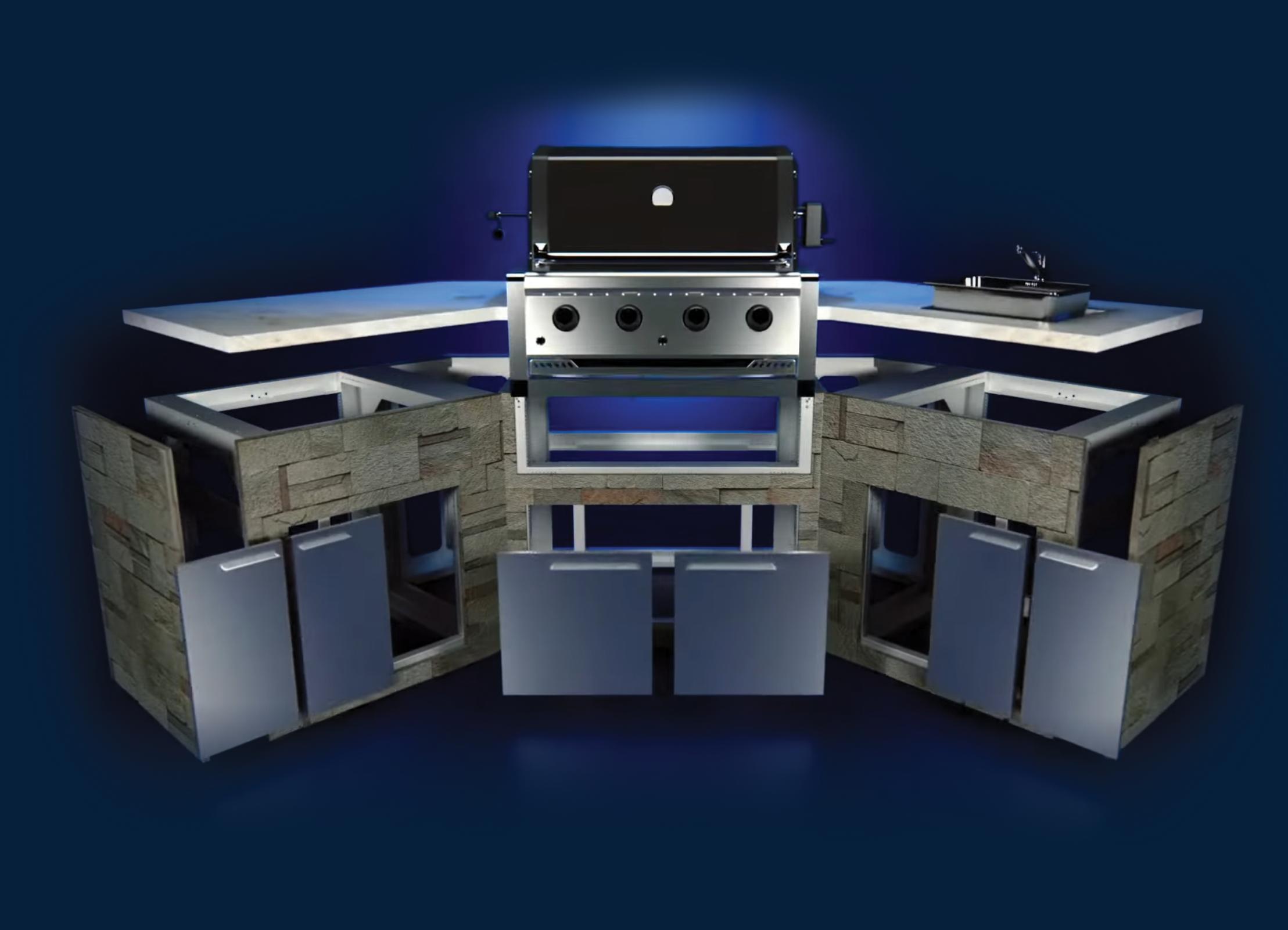 Uniframe Systems Patented Outdoor Kitchens by peartreeusa - Issuu