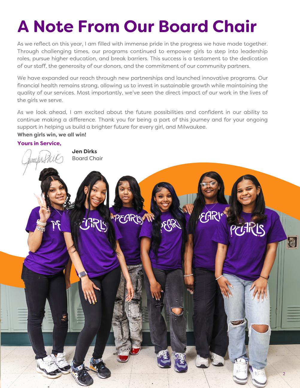 PEARLS 2024 Annual Report by PEARLS For Teen Girls - Issuu