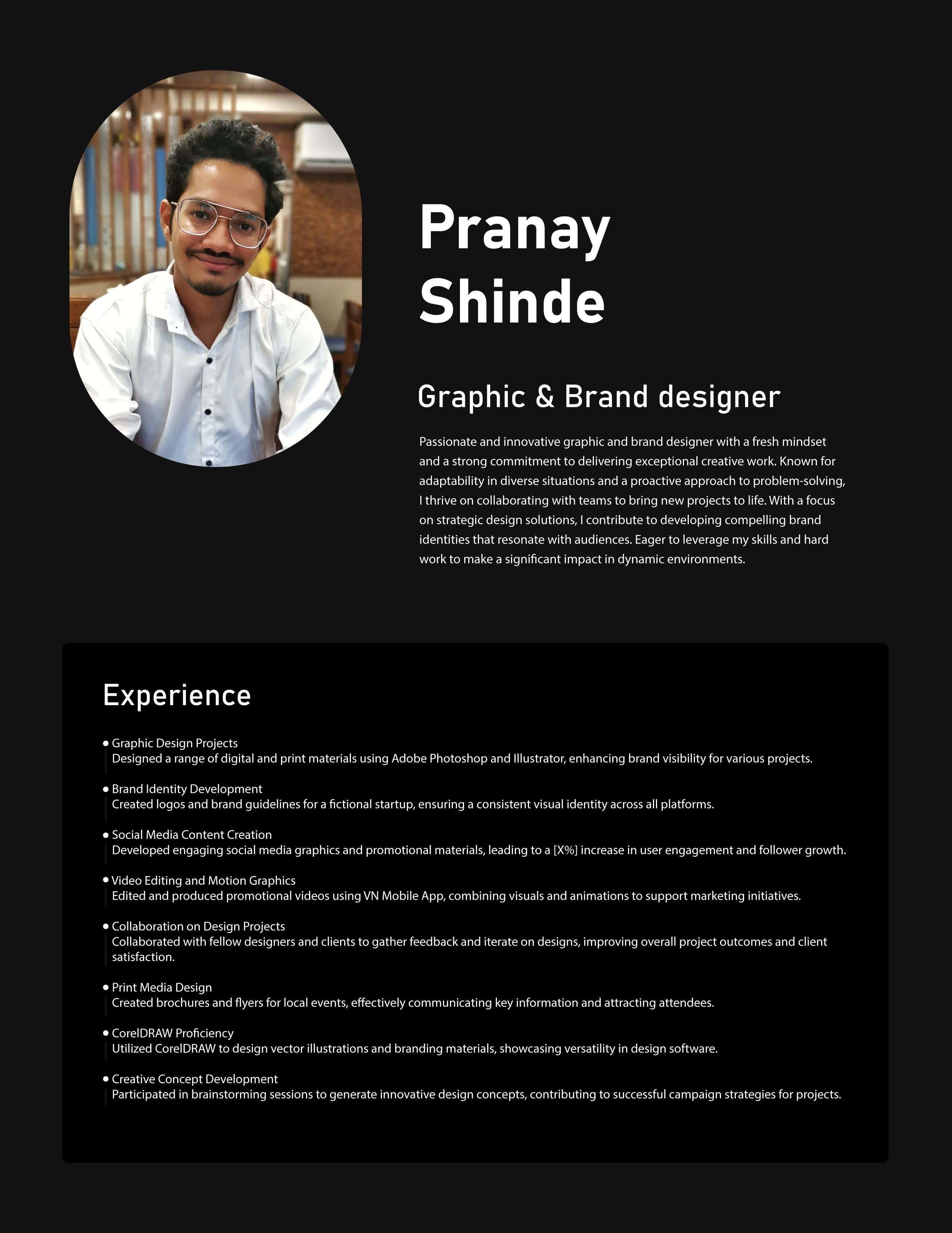 graphic designer portfolio by Pranay Shinde - Issuu