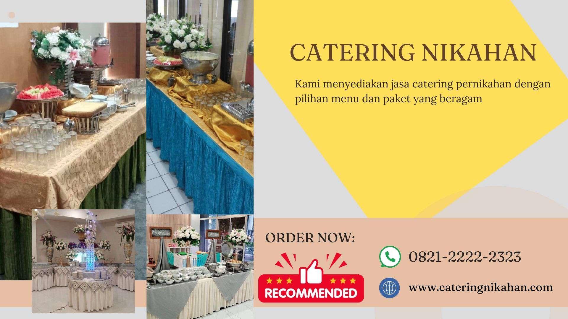 TLP/WA 082122222323 Catering Pernikahan Jakarta Timur di Bambu Apus ...