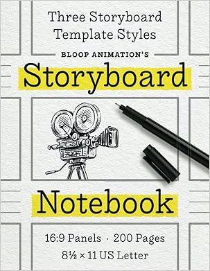Free PDF Storyboard Notebook: Blank Storyboard Sketchpad For Film ...