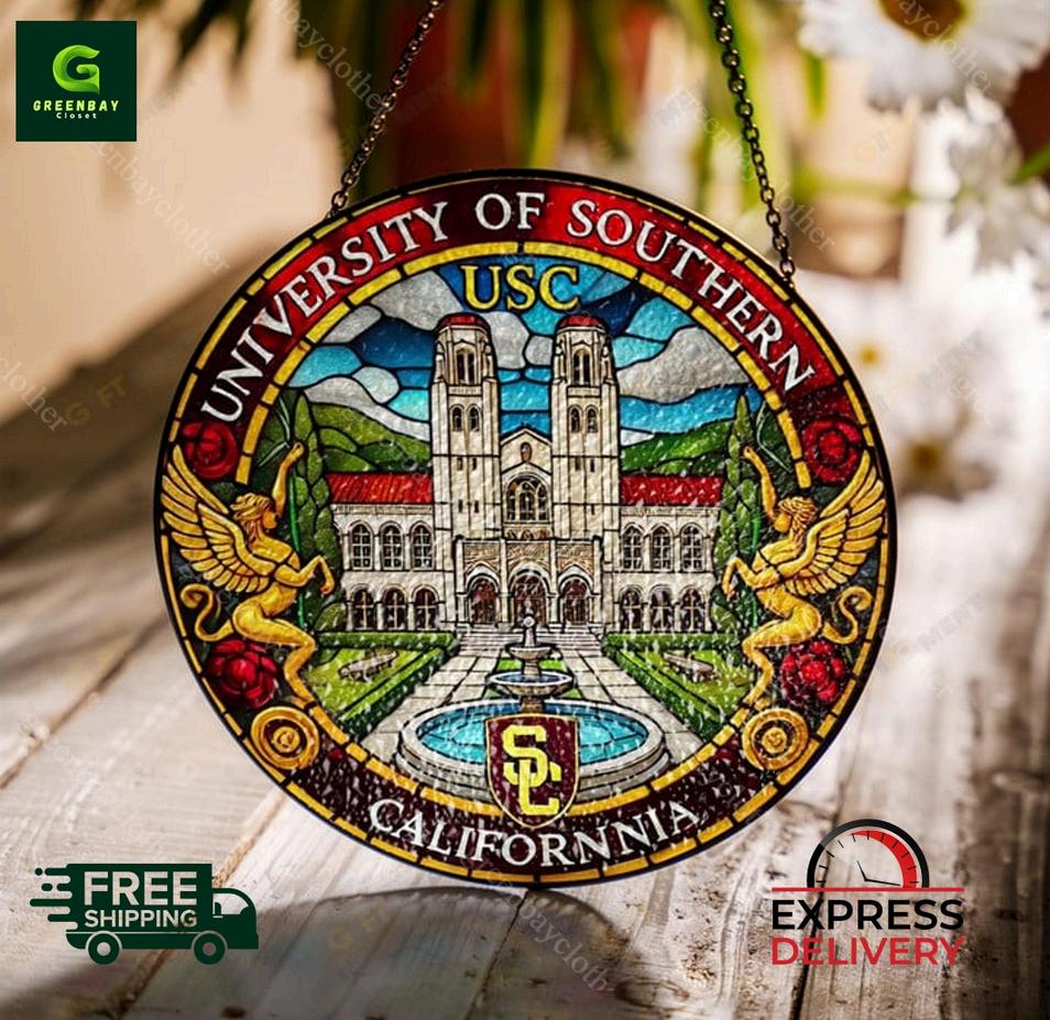 University of Southern California USC - USC Trojans Stained Glass ...