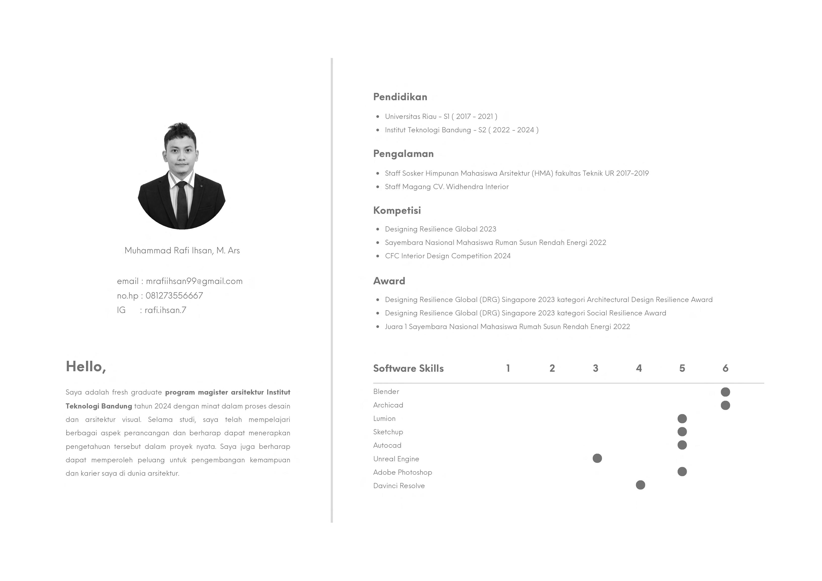 Architecture Portfolio by Muhammad Rafi Ihsan by mrafiihsan - Issuu