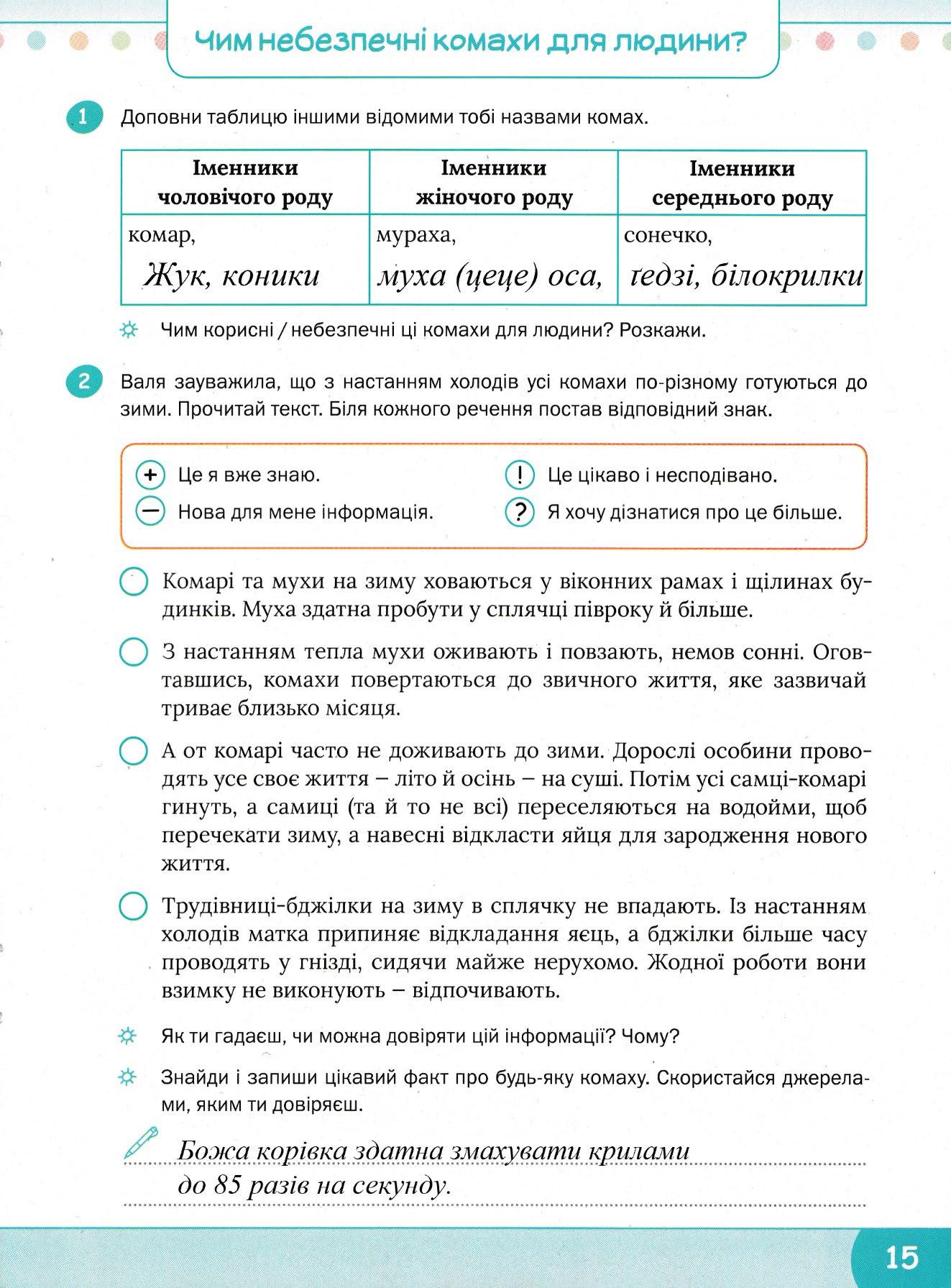 ГДЗ Я досліджую світ 4 клас Волощенко 2021 робочий зошит №1 By Sloven