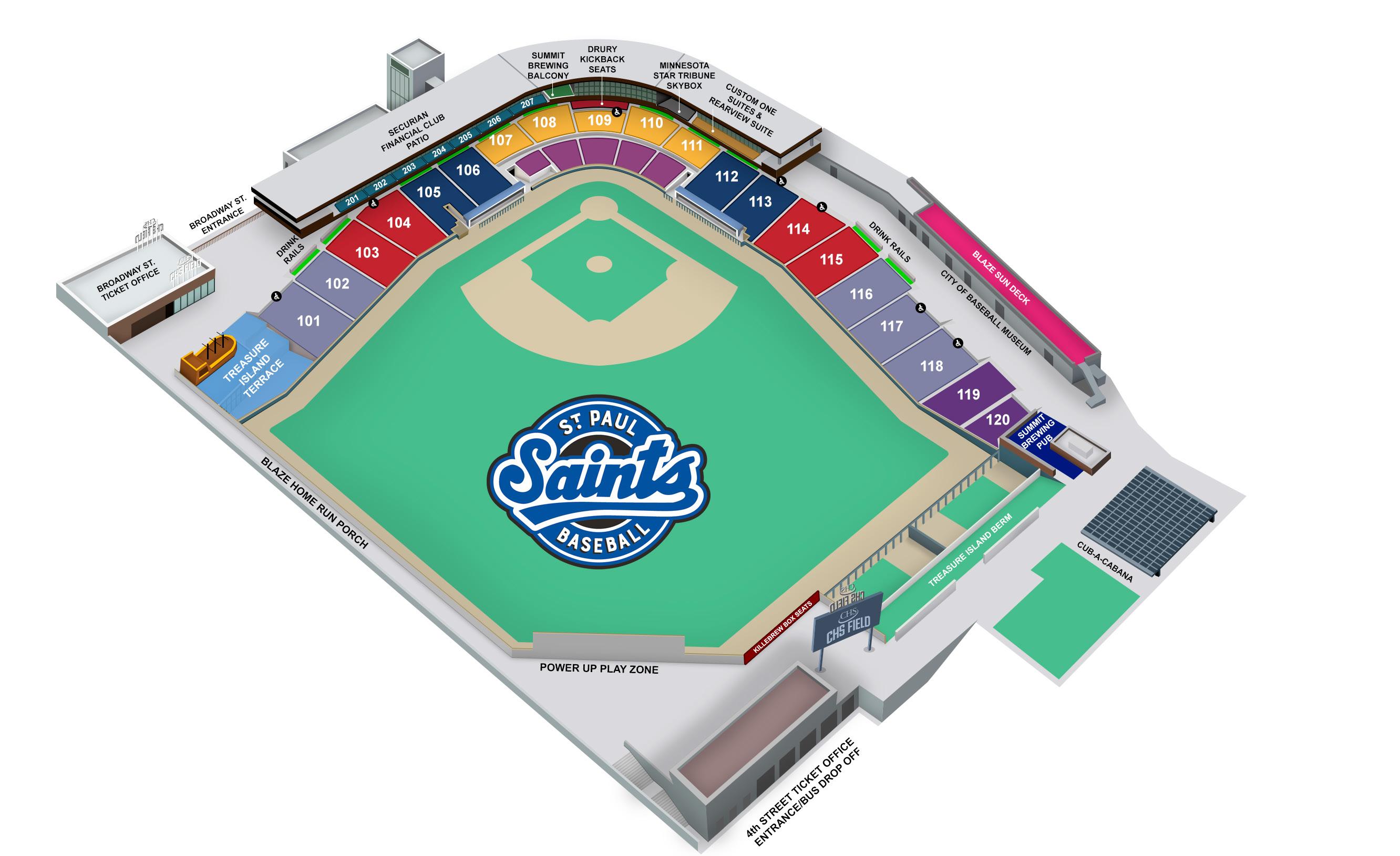CHS Field Seating Map by stpaulsaints - Issuu