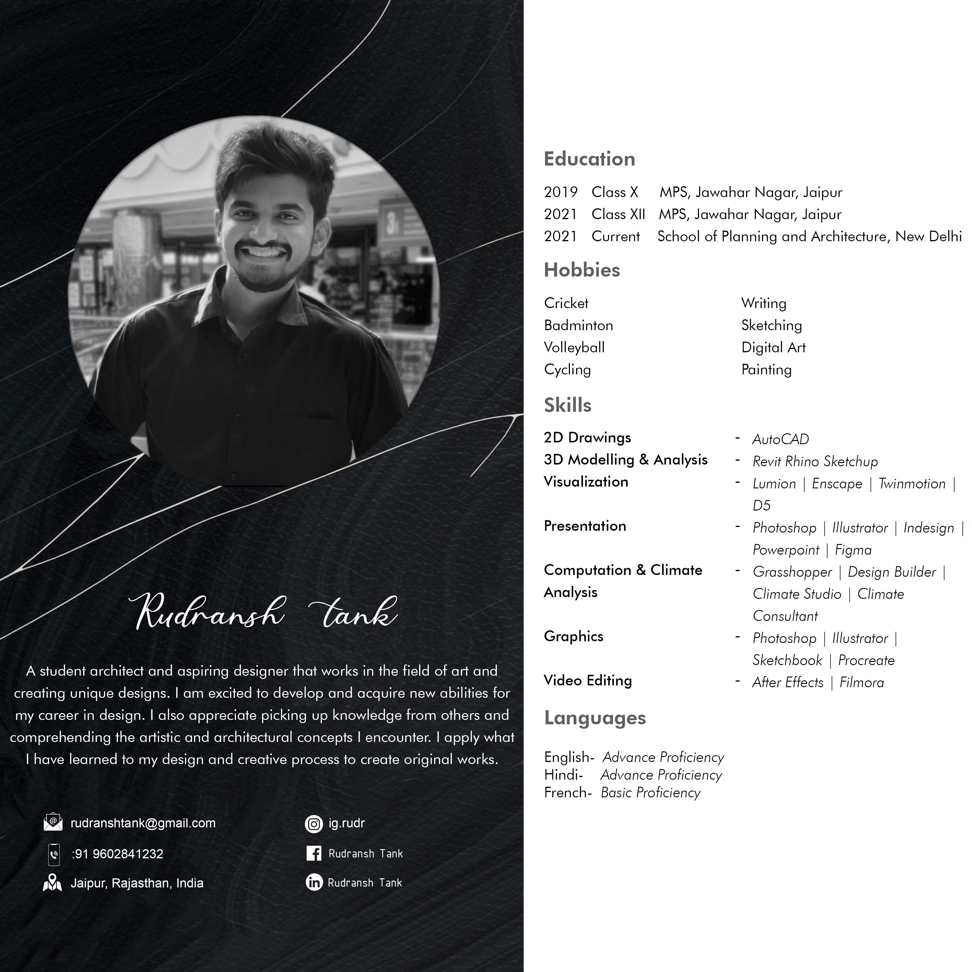 RUDRANSH TANK l ARCHITECTURE PORTFOLIO 2024 by Rudransh Tank - Issuu