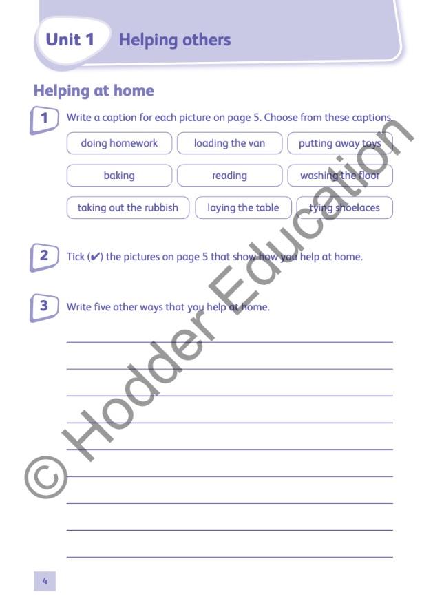 Cambridge Primary World English WorkBook Stage 3 sample book by Pelangi ...
