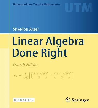 [Download PDF] Linear Algebra Done Right (Undergraduate Texts in ...