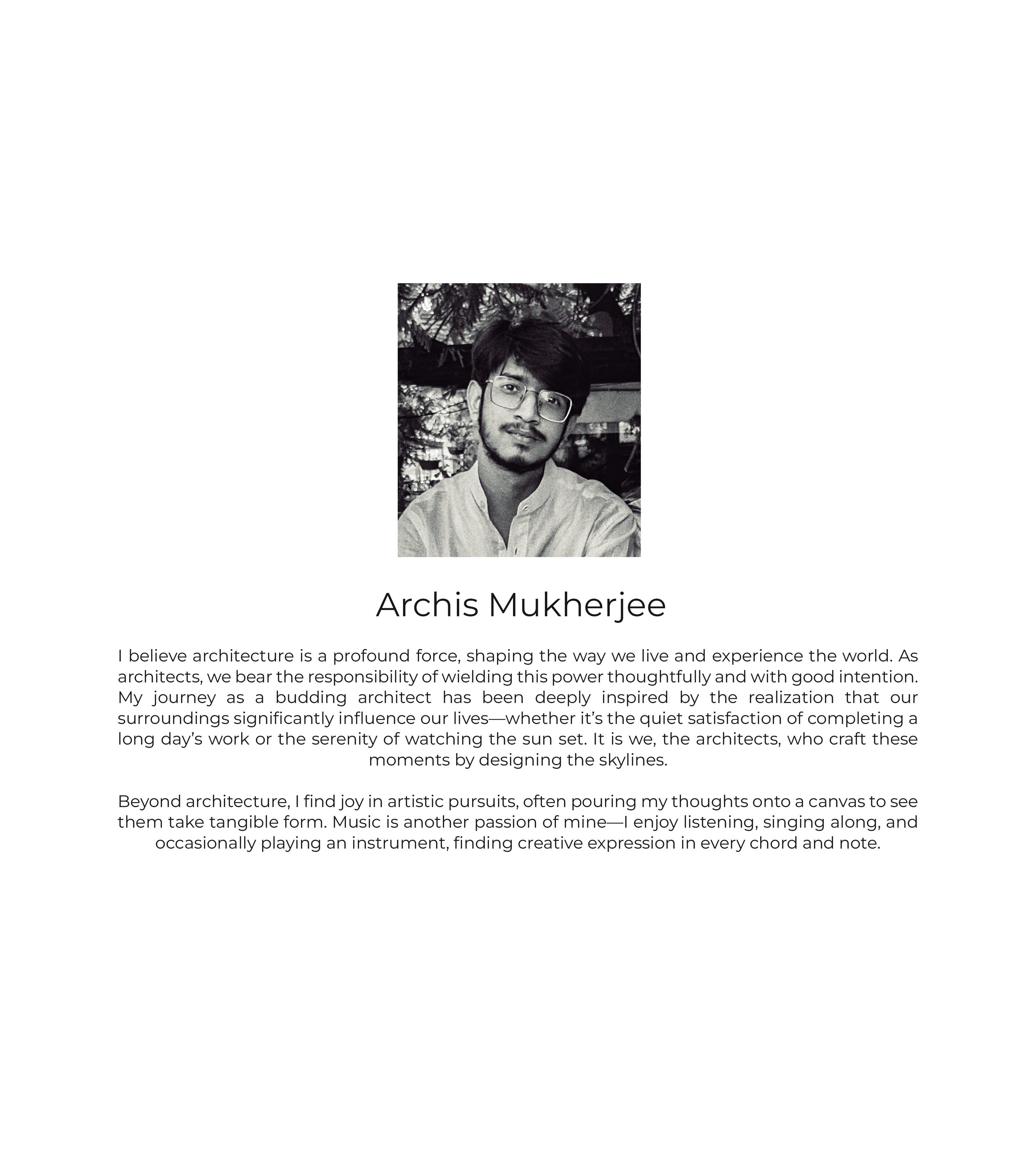 Archis Mukherjee, Architecture portfolio by Archis mukherjee - Issuu