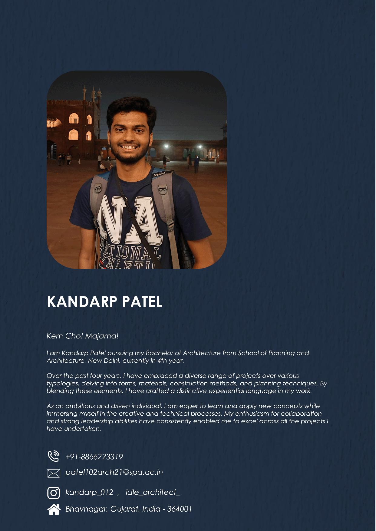 Kandarp Patel | Architecture Portfolio | SPA Delhi by Kandarp Patel - Issuu