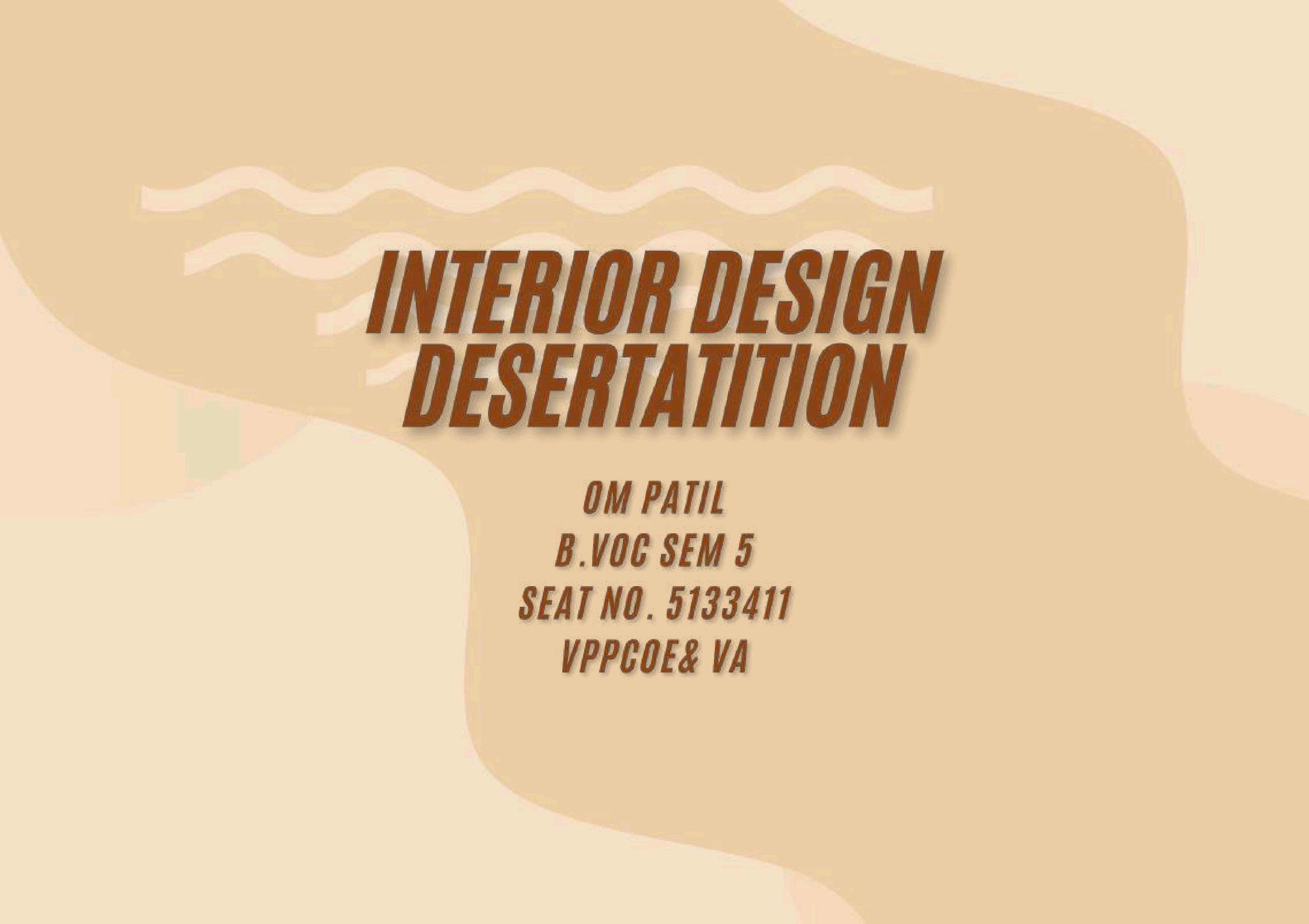 Design Desertation, sem 5,Om Patil (1) by Om Patil - Issuu