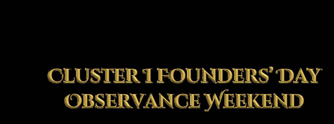 2025 South Atlantic Region - Cluster I Founders' Day Observance Weekend ...