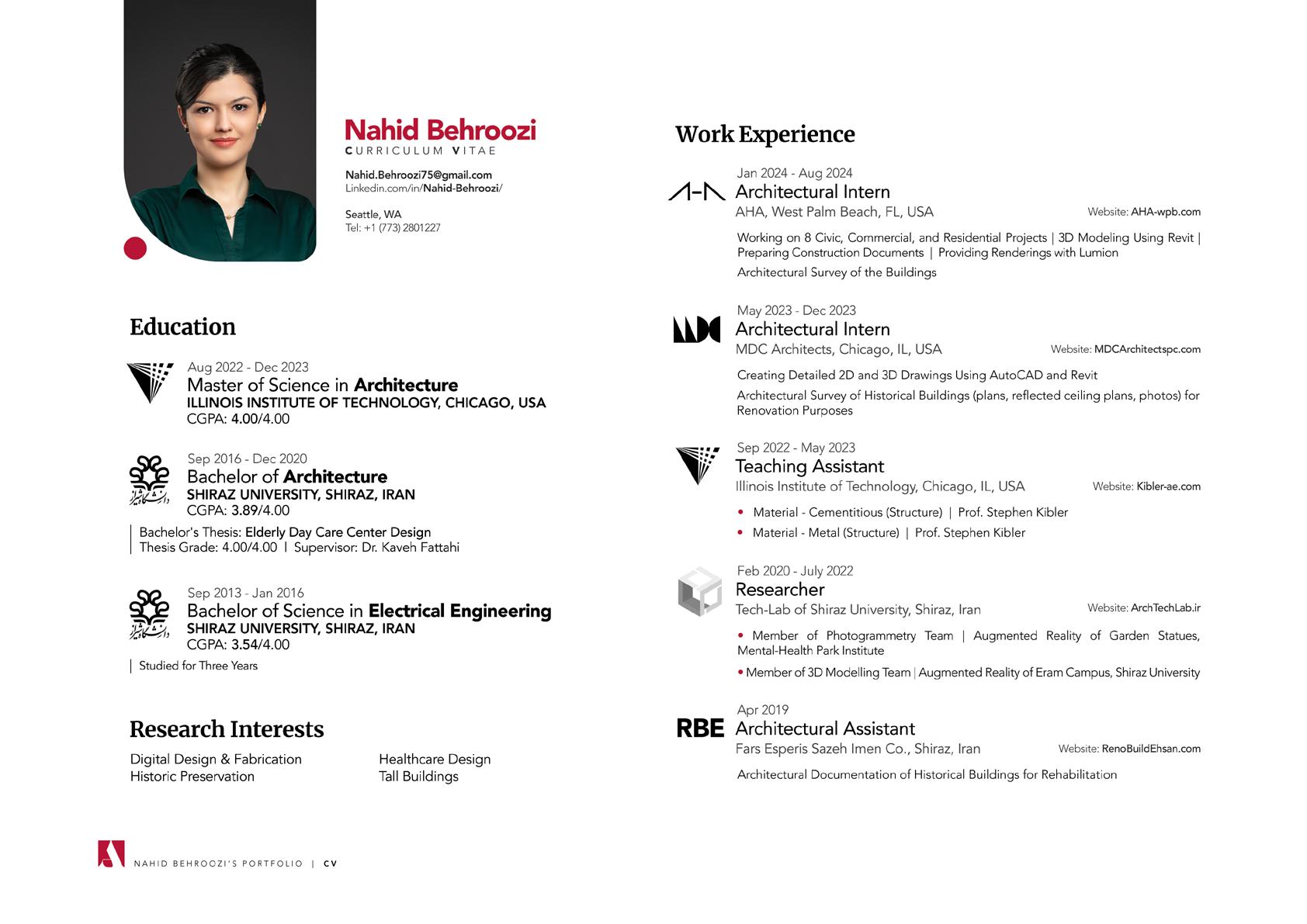 Nahid Behroozi's Portfolio by NAHID BEHROOZI - Issuu