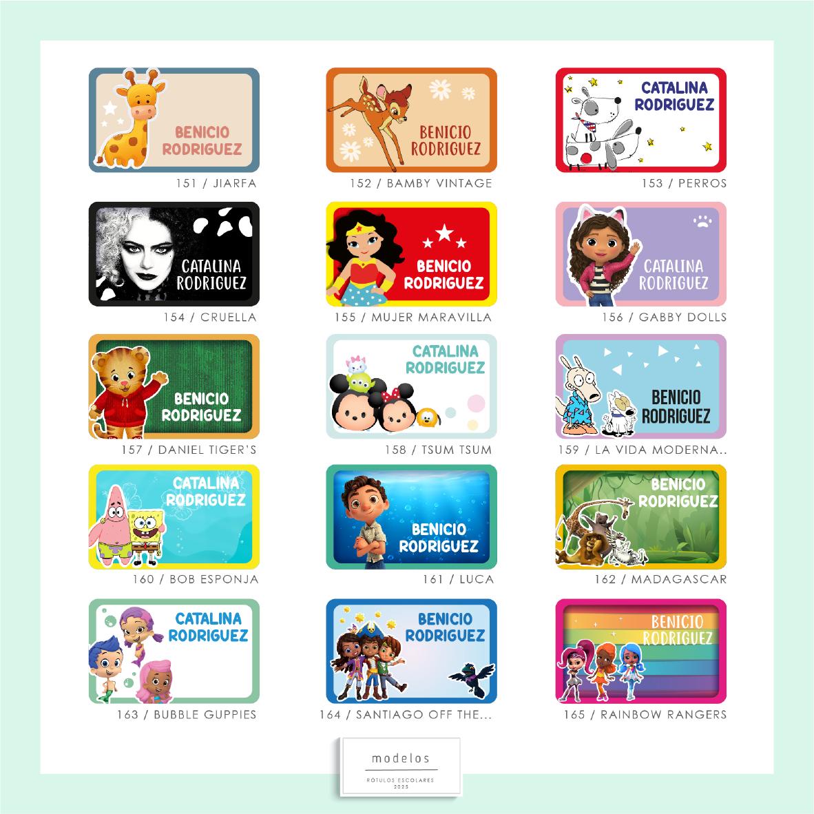 RÓTULOS ESCOLARES 2025 : : : by Sello Diseño - Issuu