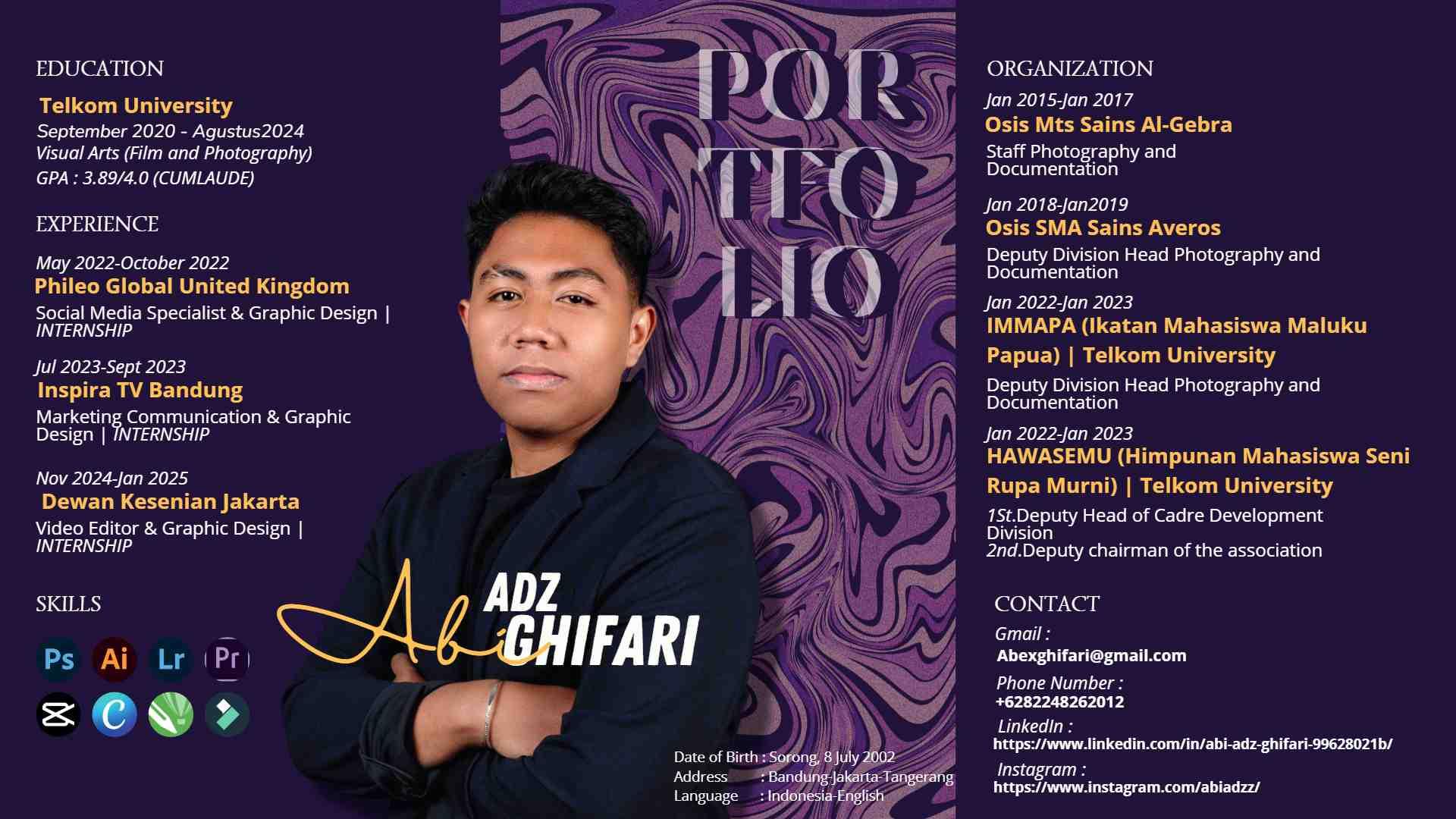 Abi Adz Ghifari - New Portfolio 2025 by 2A BOYS TV - Issuu