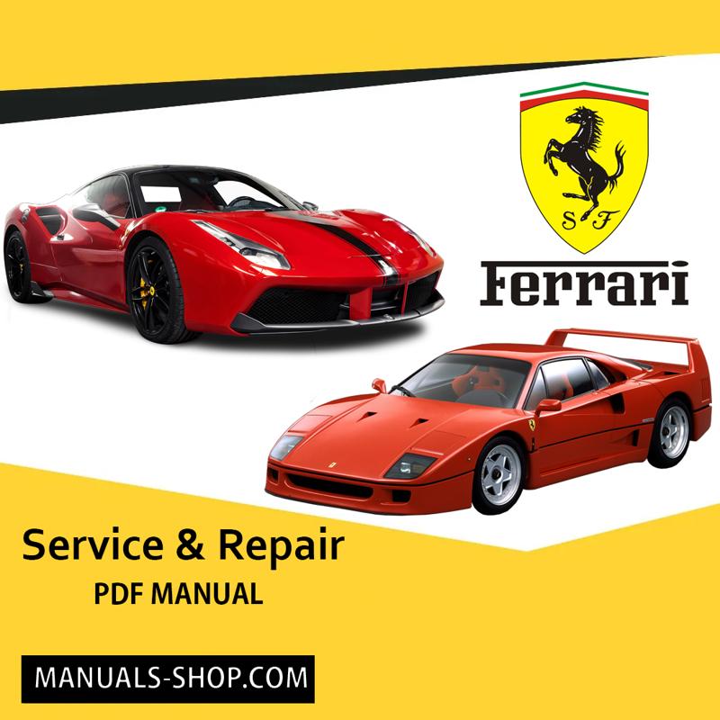FERRARI 360 Modena Workshop Service Repair Manual New Manual by manuals ...