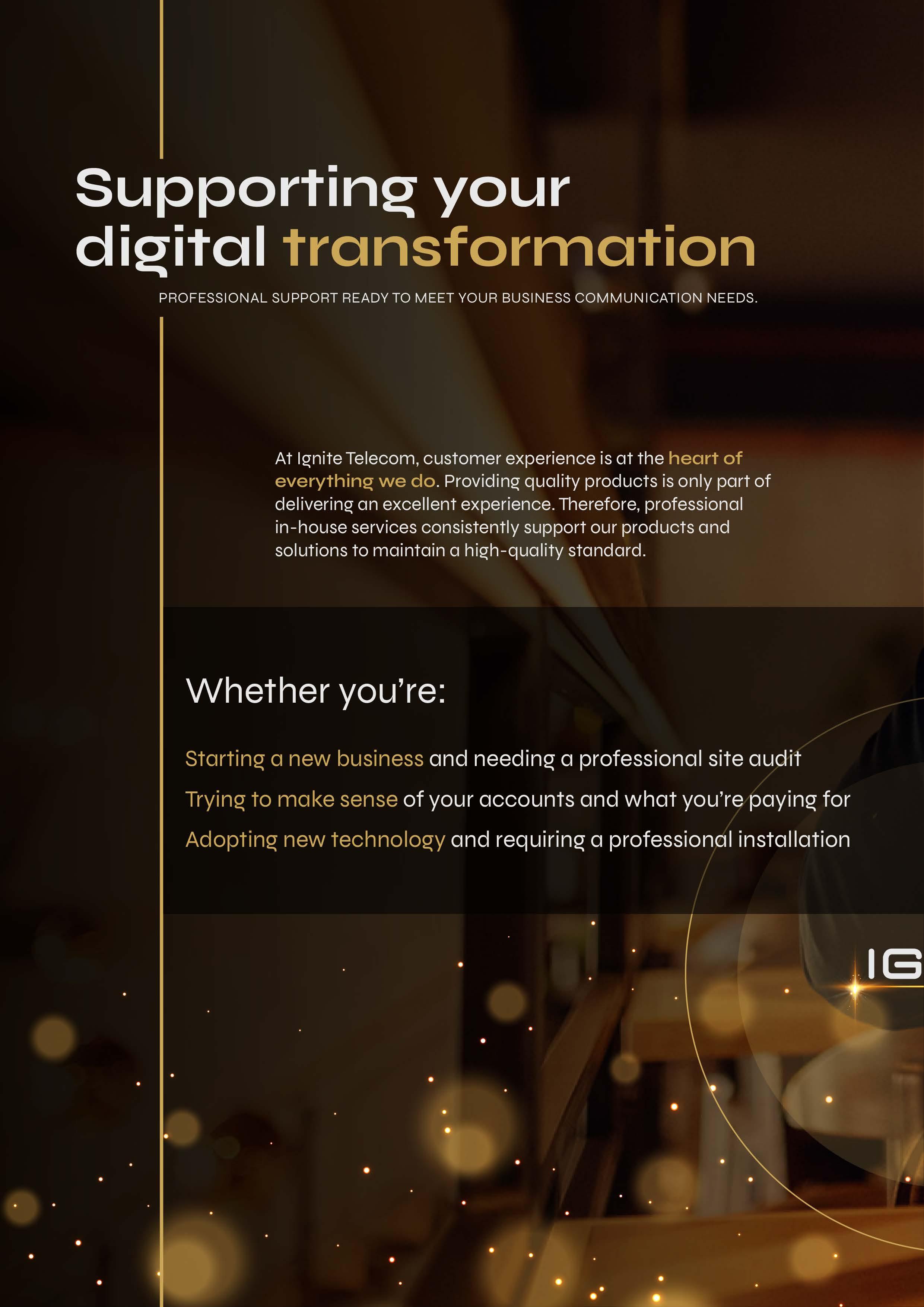 Ignite Telecom Company Brochure by IgniteTelecom - Issuu