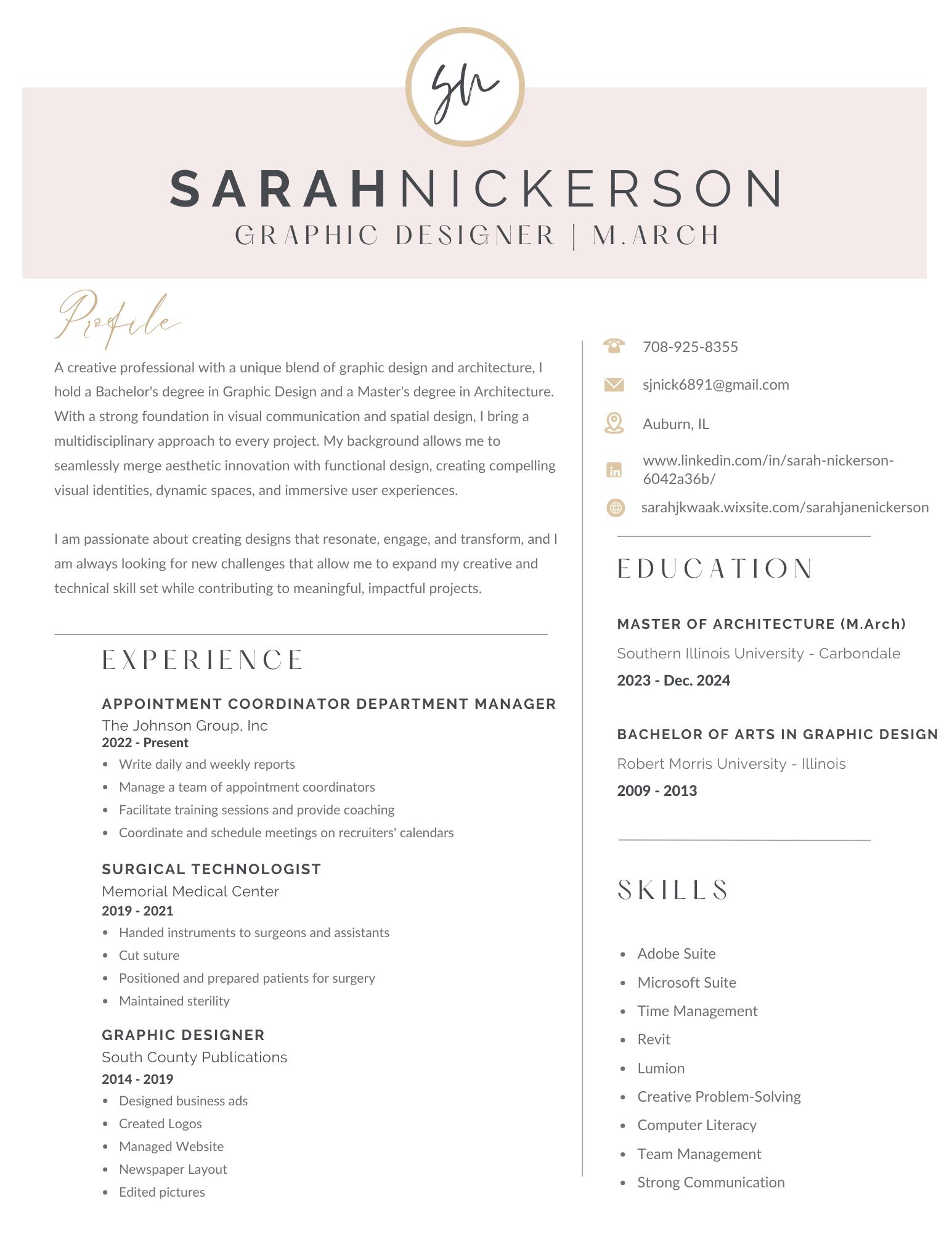 Arch. Portfolio by Sarah Nickerson - Issuu
