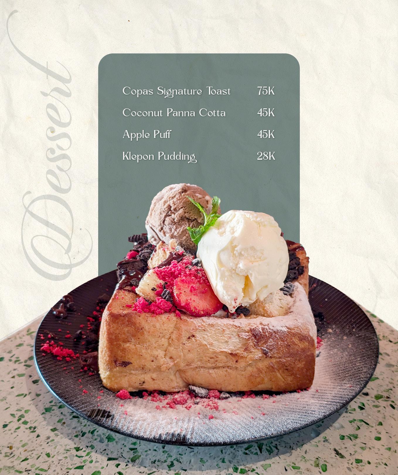 menu book by Copas Suburban Dining - Issuu