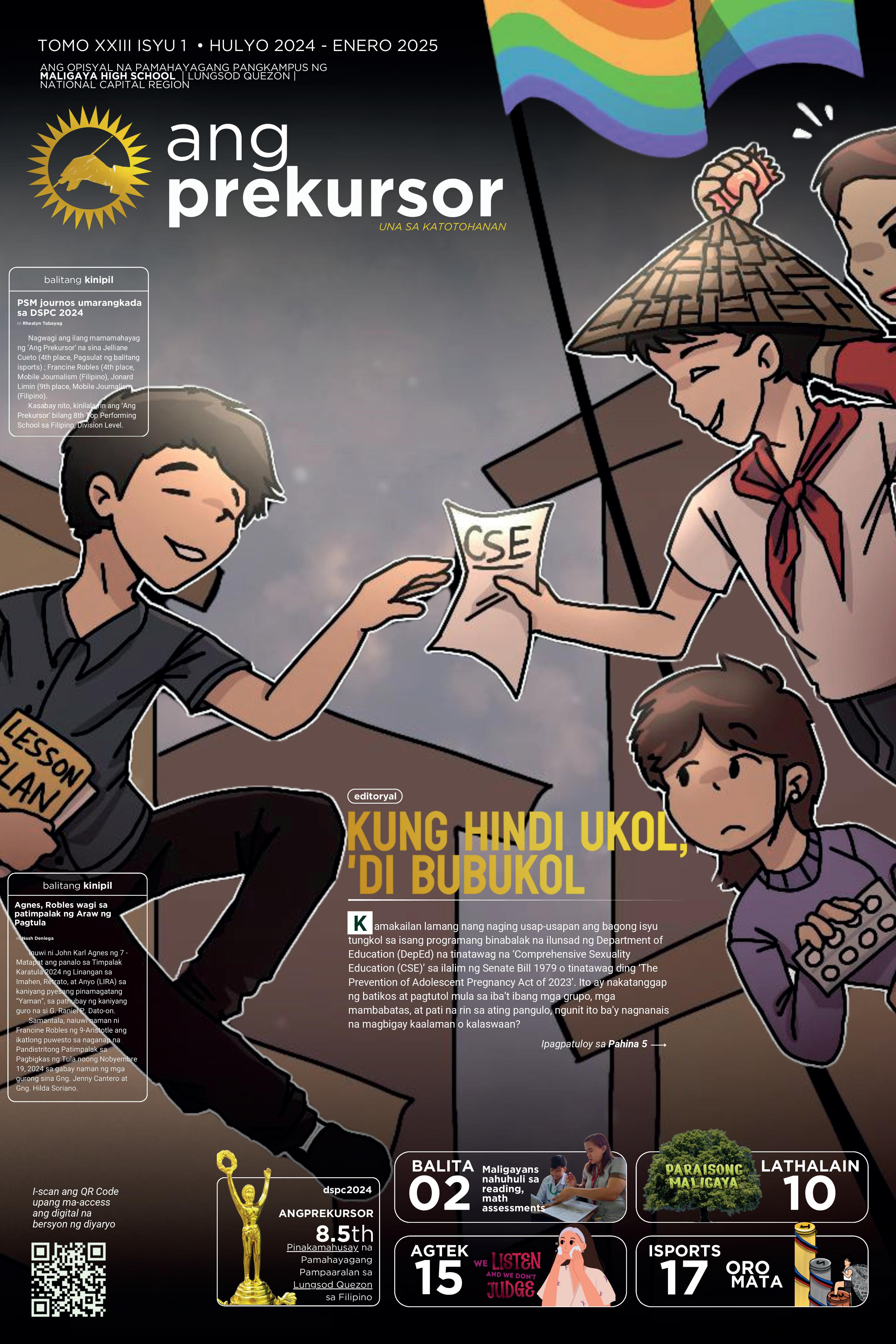 Ang Prekursor 2024-2025 | Tomo XXIII Blg. I by Ang Prekursor - Issuu