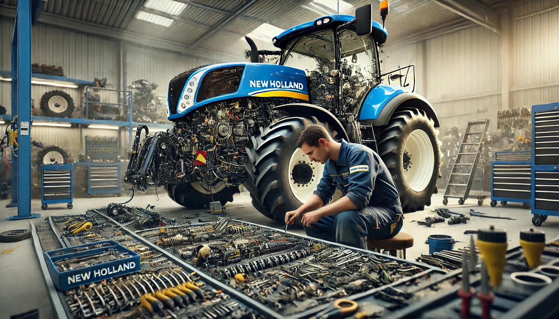 TJ375 NEW HOLLAND TRACTOR MASTER ILLUSTRATED PARTS LIST MANUAL by Heavy ...