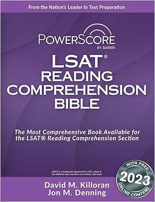Ebook The PowerScore LSAT Reading Comprehension Bible (LSAT Prep) by ...