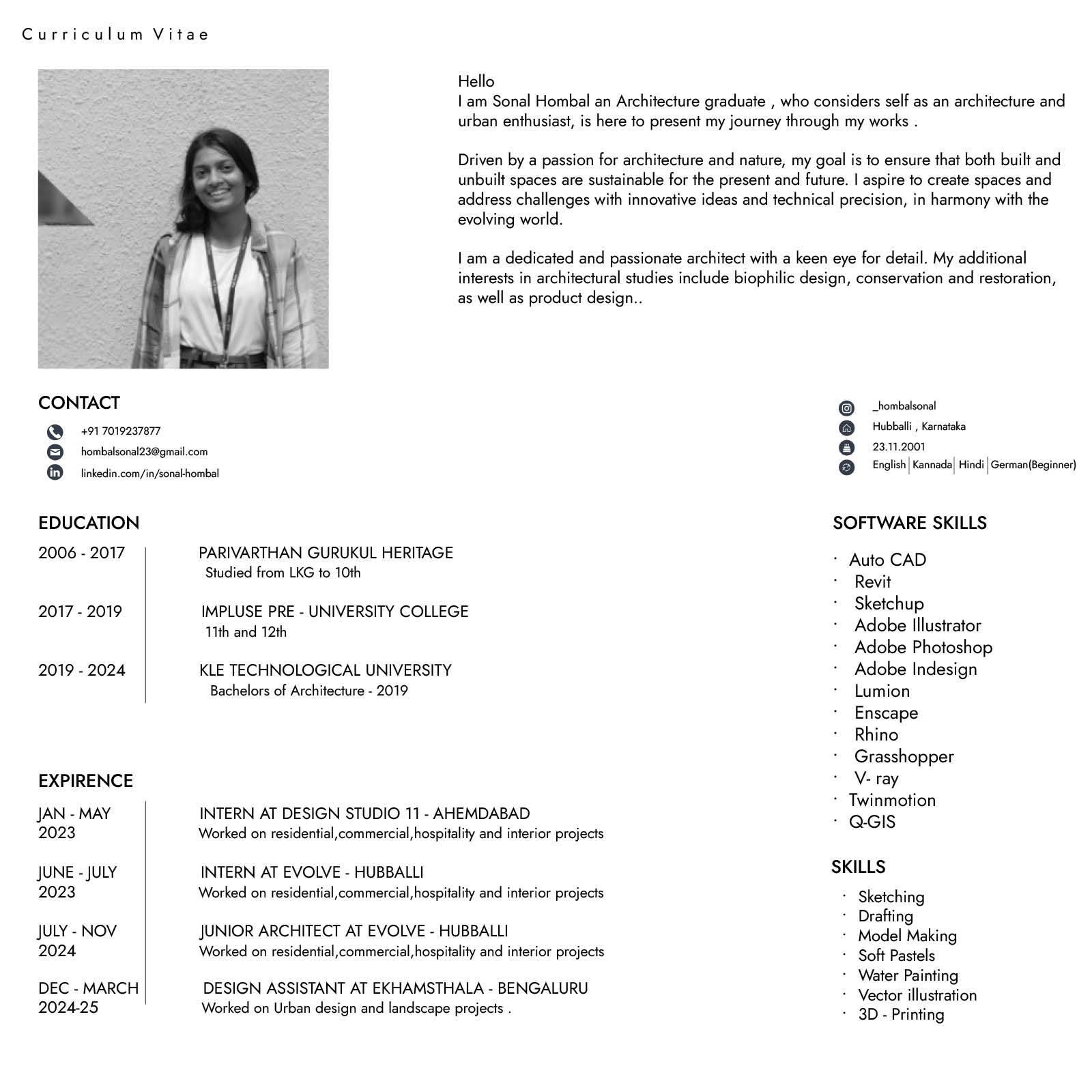 Sonal Hombal UG Portfolio by hombalsonal - Issuu