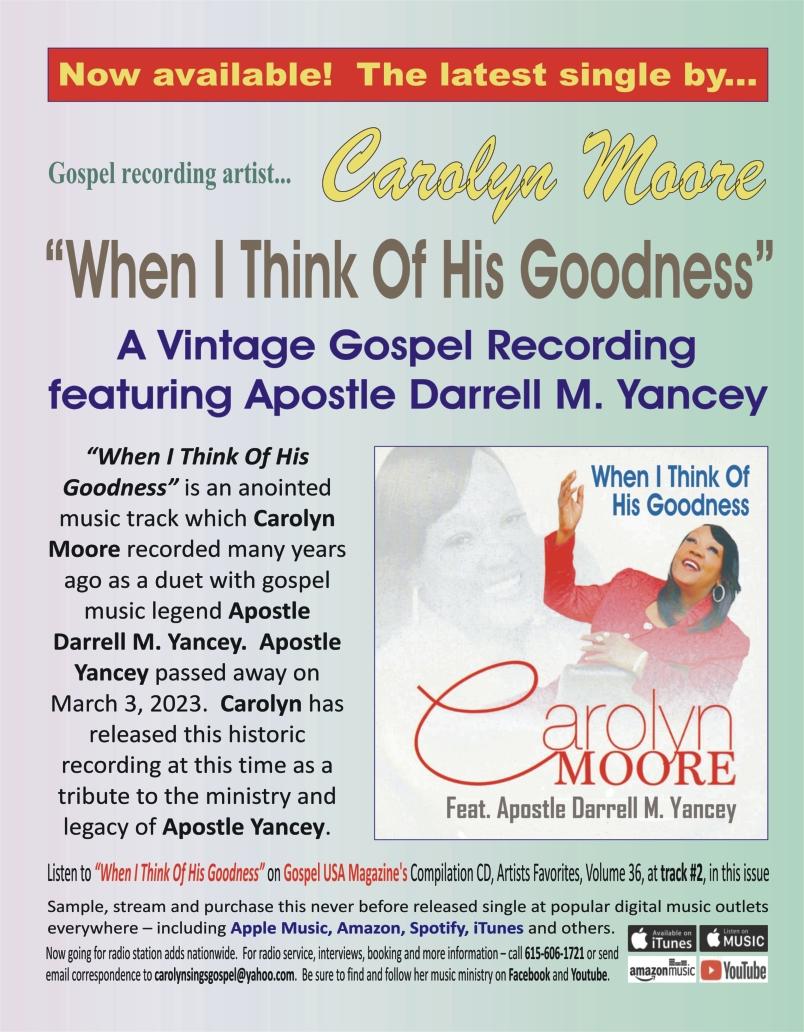 Gospel USA Magazine by Gospel USA Magazine - Issuu