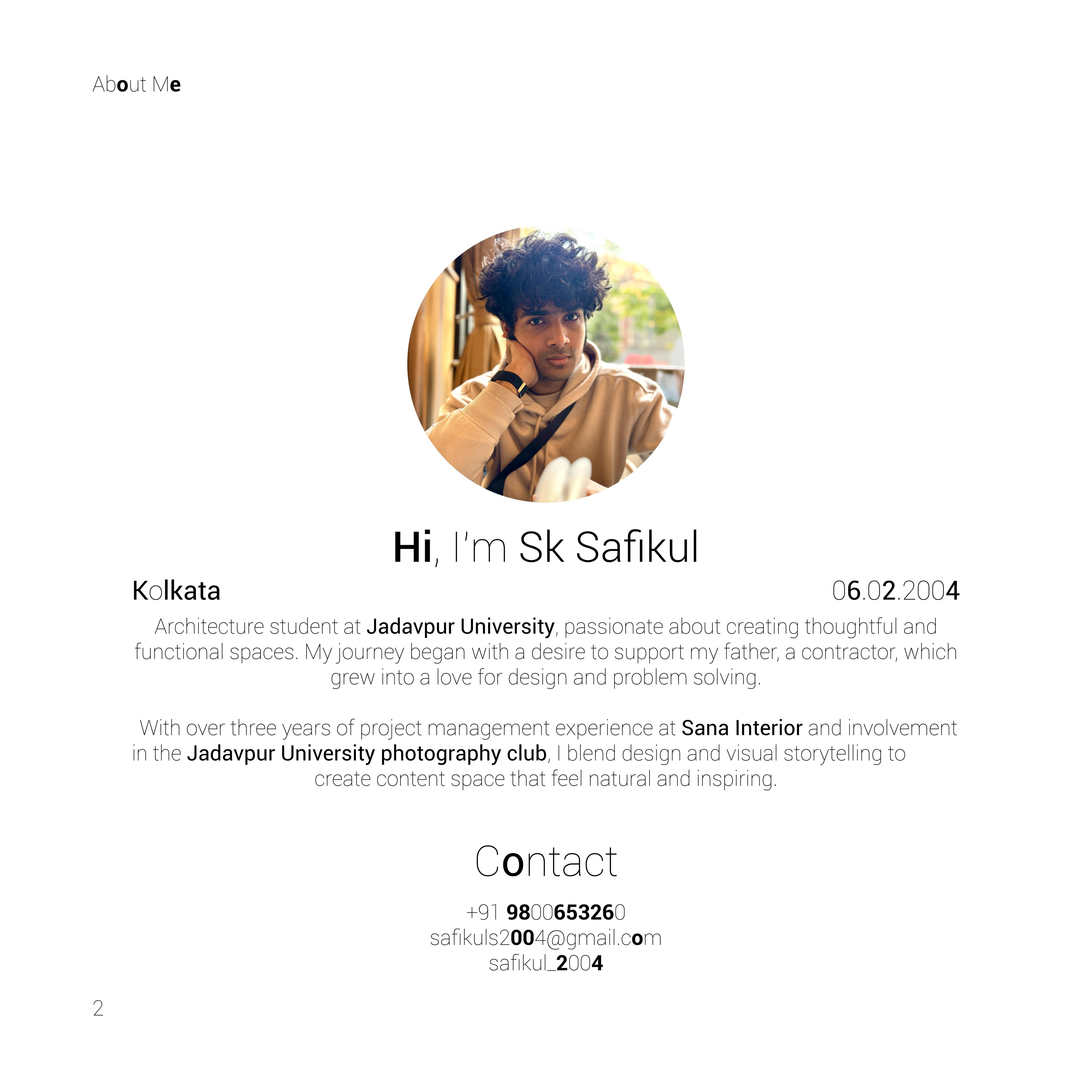 Impression | Architectural Portfolio 2022-25 by Sk Safikul - Issuu