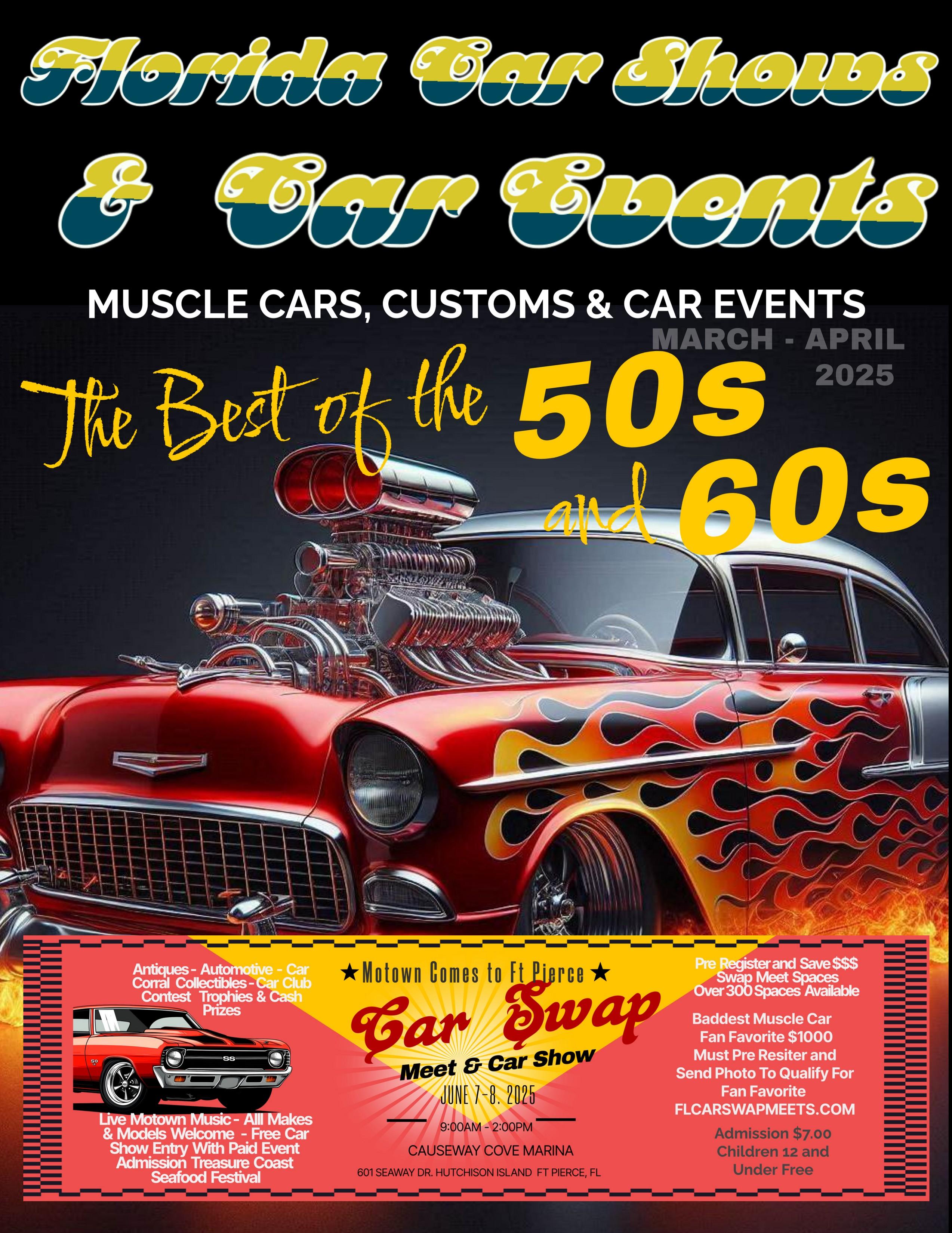 Florida Car Show and Car Events March April 2025 by Florida Events and ...
