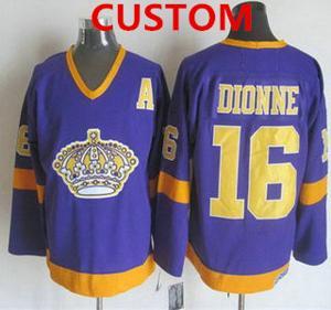 Los Angeles Kings Custom 1977-79 Purple CCM Vintage Throwback Jersey by ...