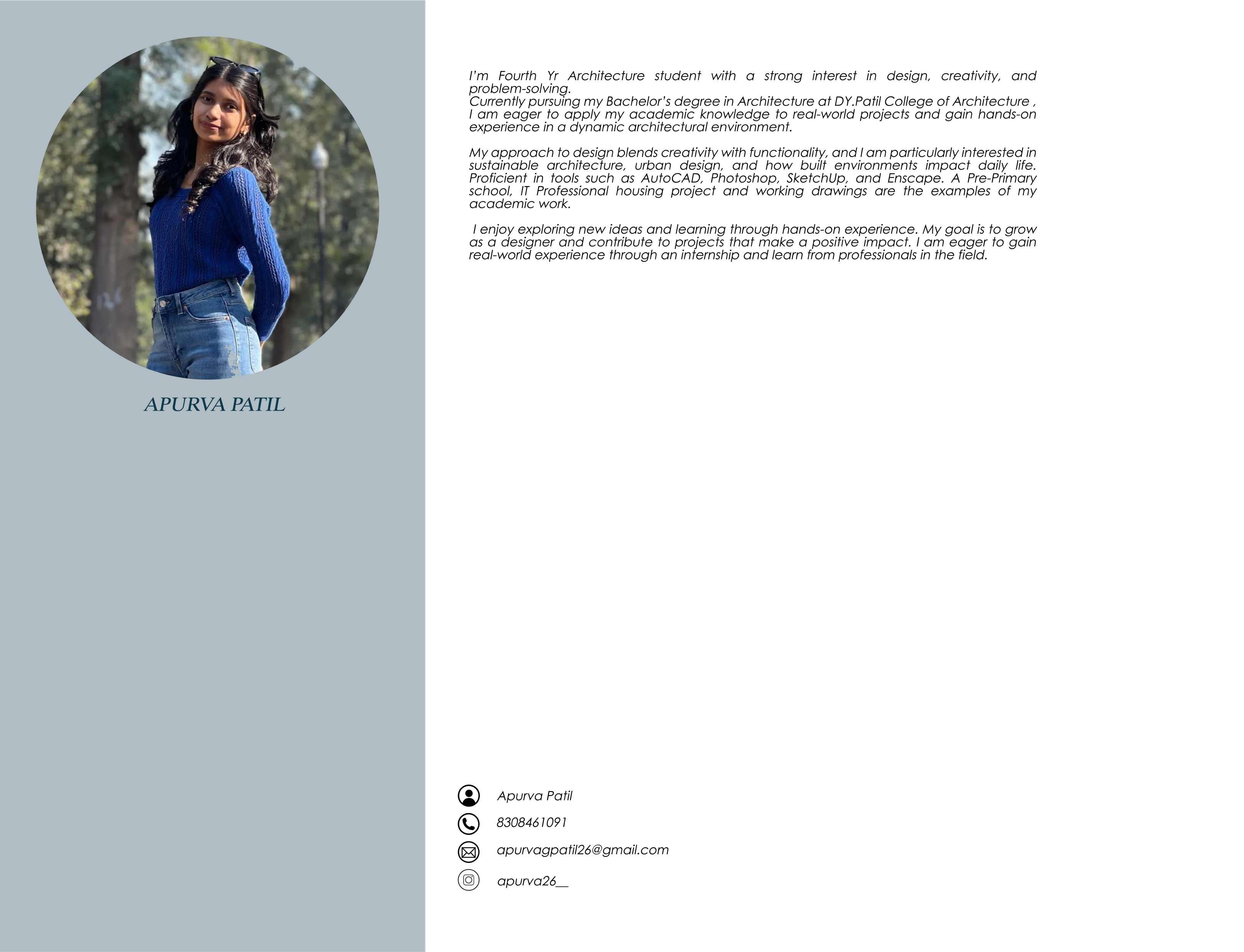 Apurva Patil - UG Architectural portfolio by apurvapatil - Issuu