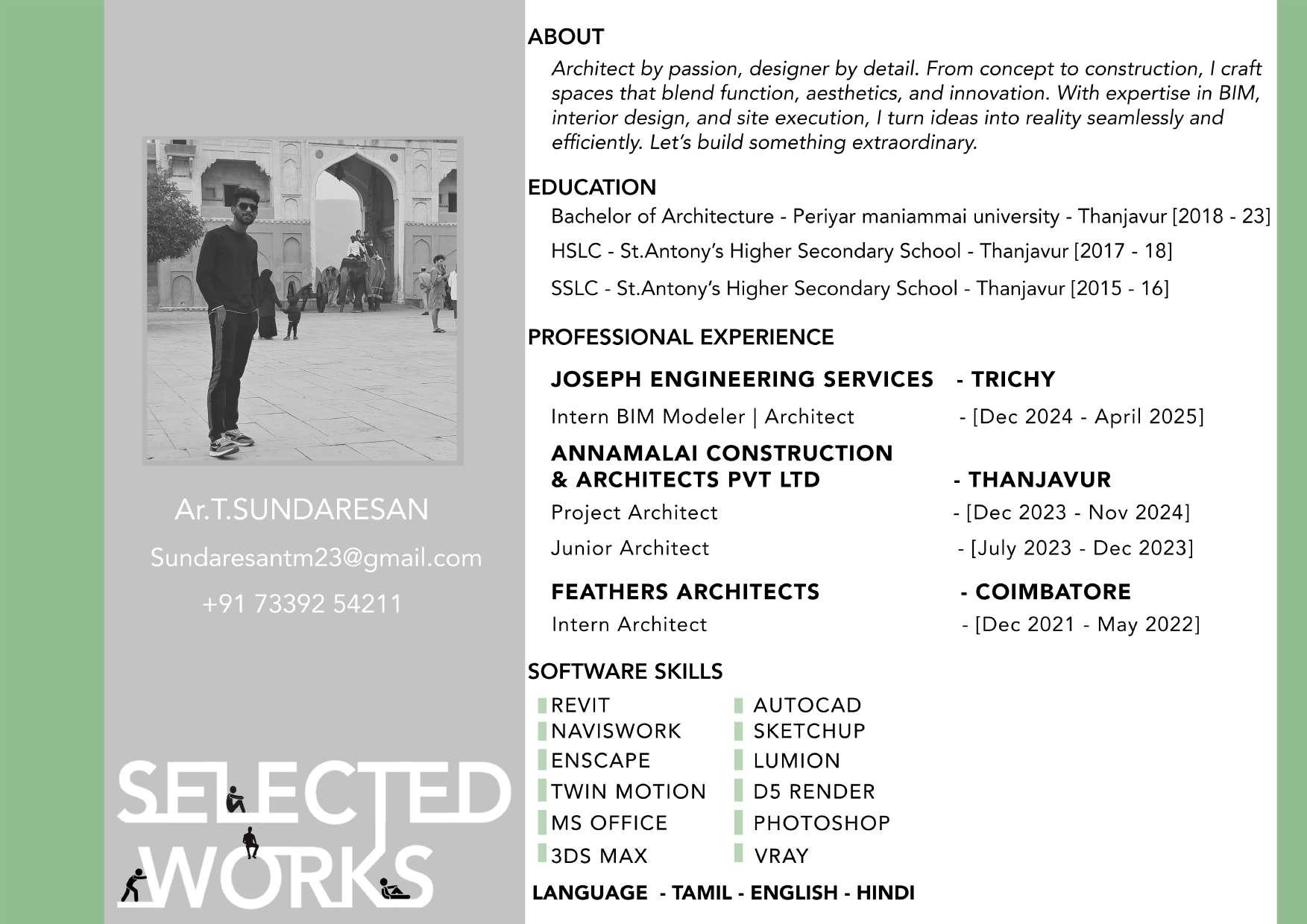 Ar.T.Sundaresan Portfolio by sundaresan T - Issuu