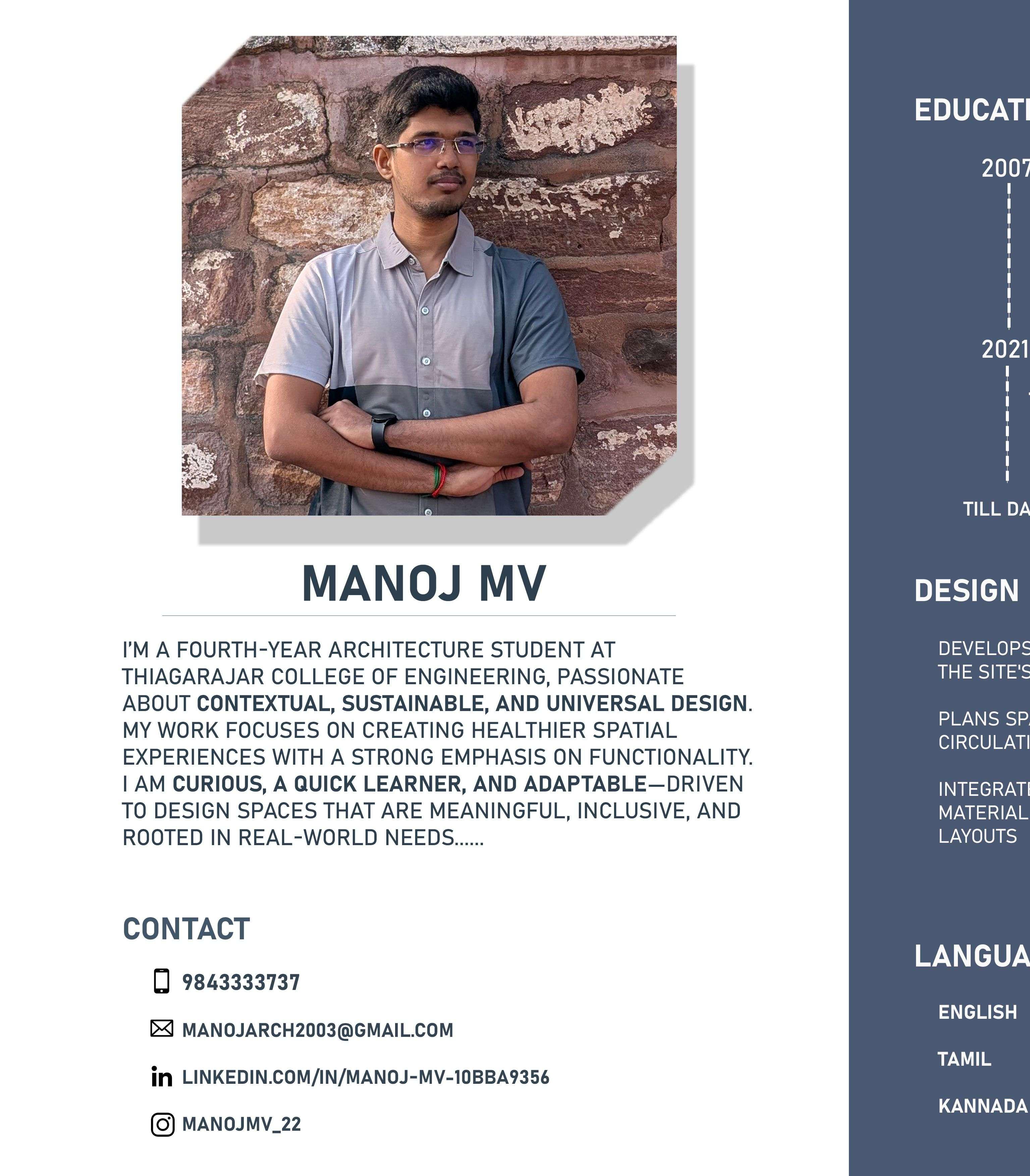 Manoj's architecture portfolio by manojmv2003 - Issuu