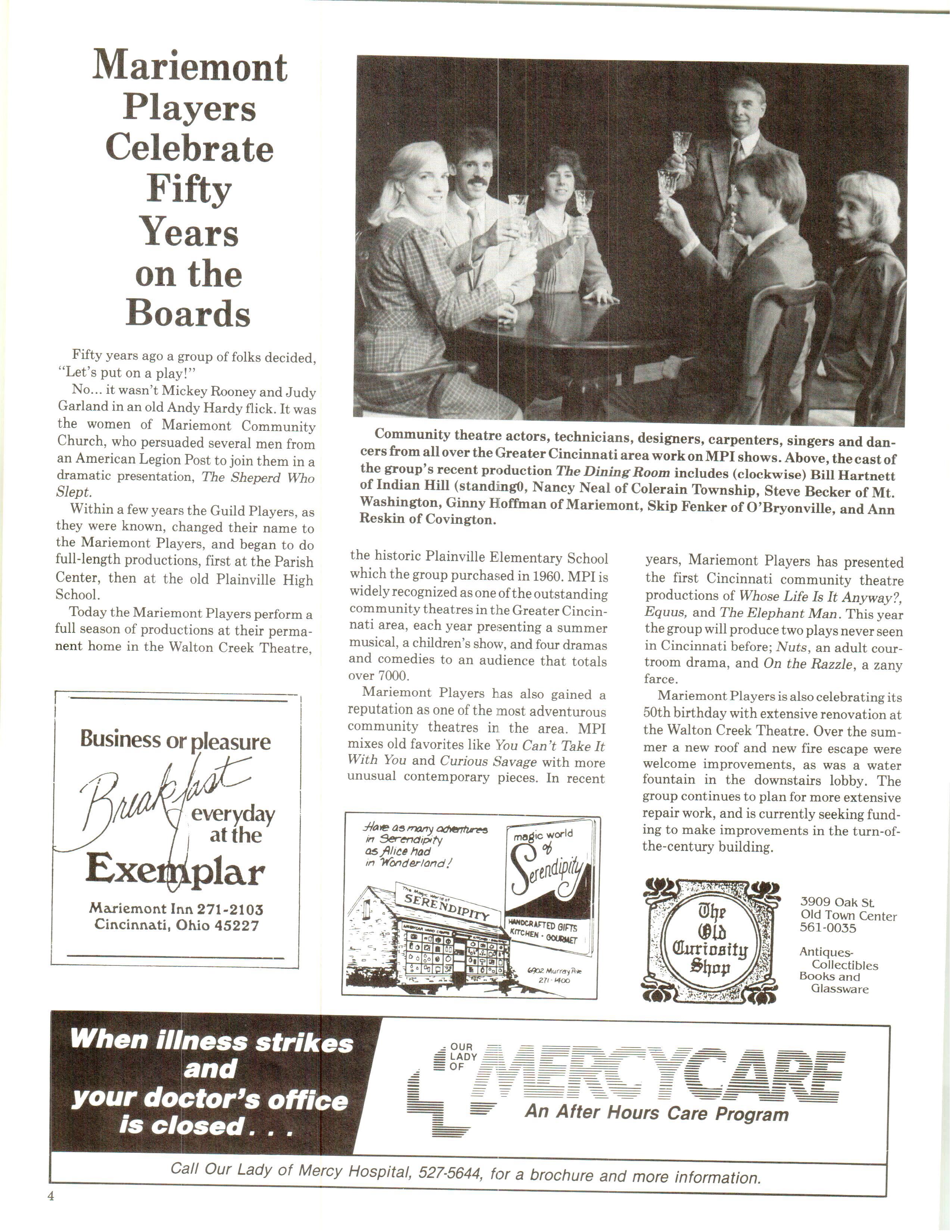 Mariemont Town Crier, October 1985, Vol. 12, No. 8 by Mariemont Town ...