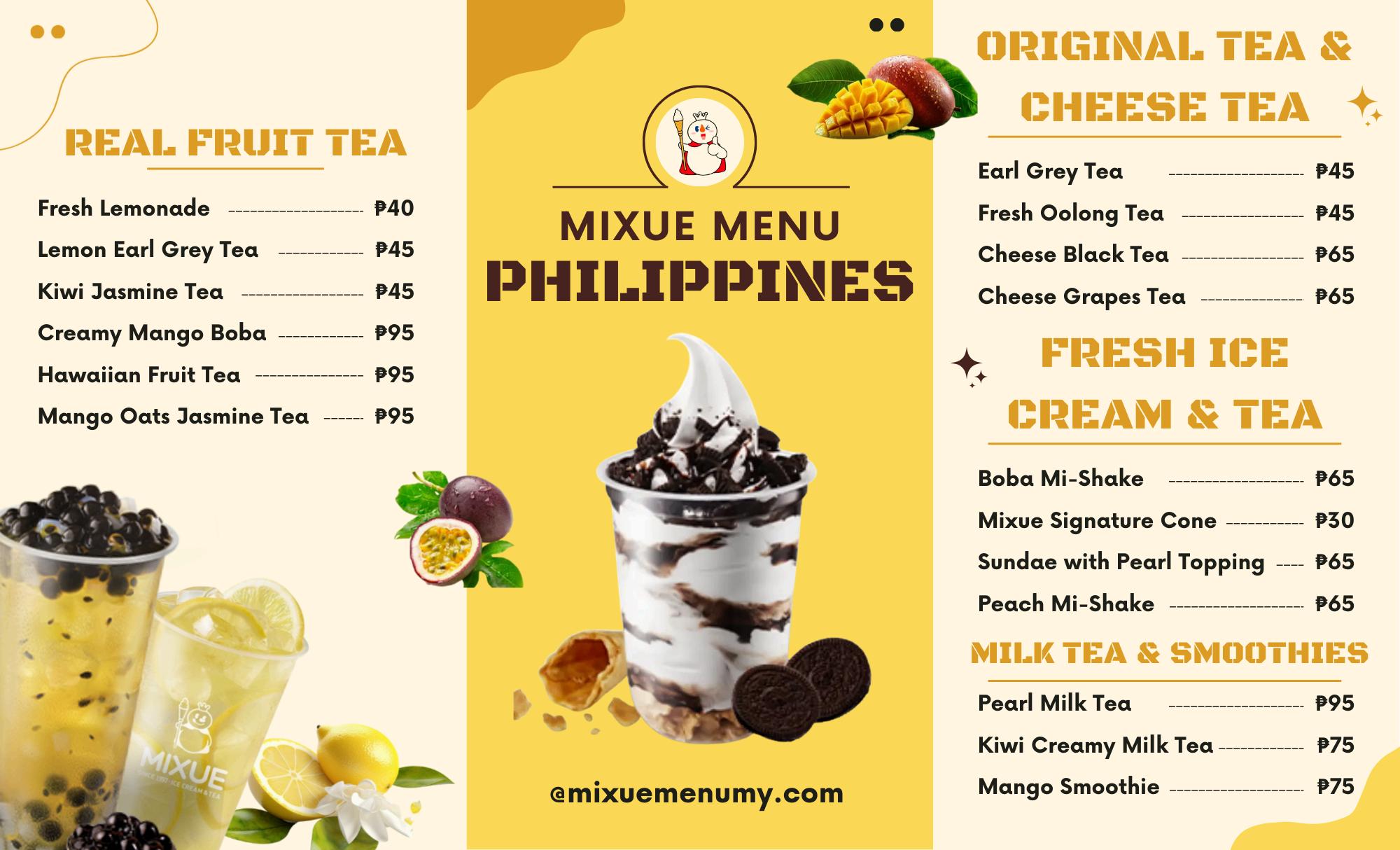Mixue Menu & Prices Latest Updated 2025 by john herbrew - Issuu
