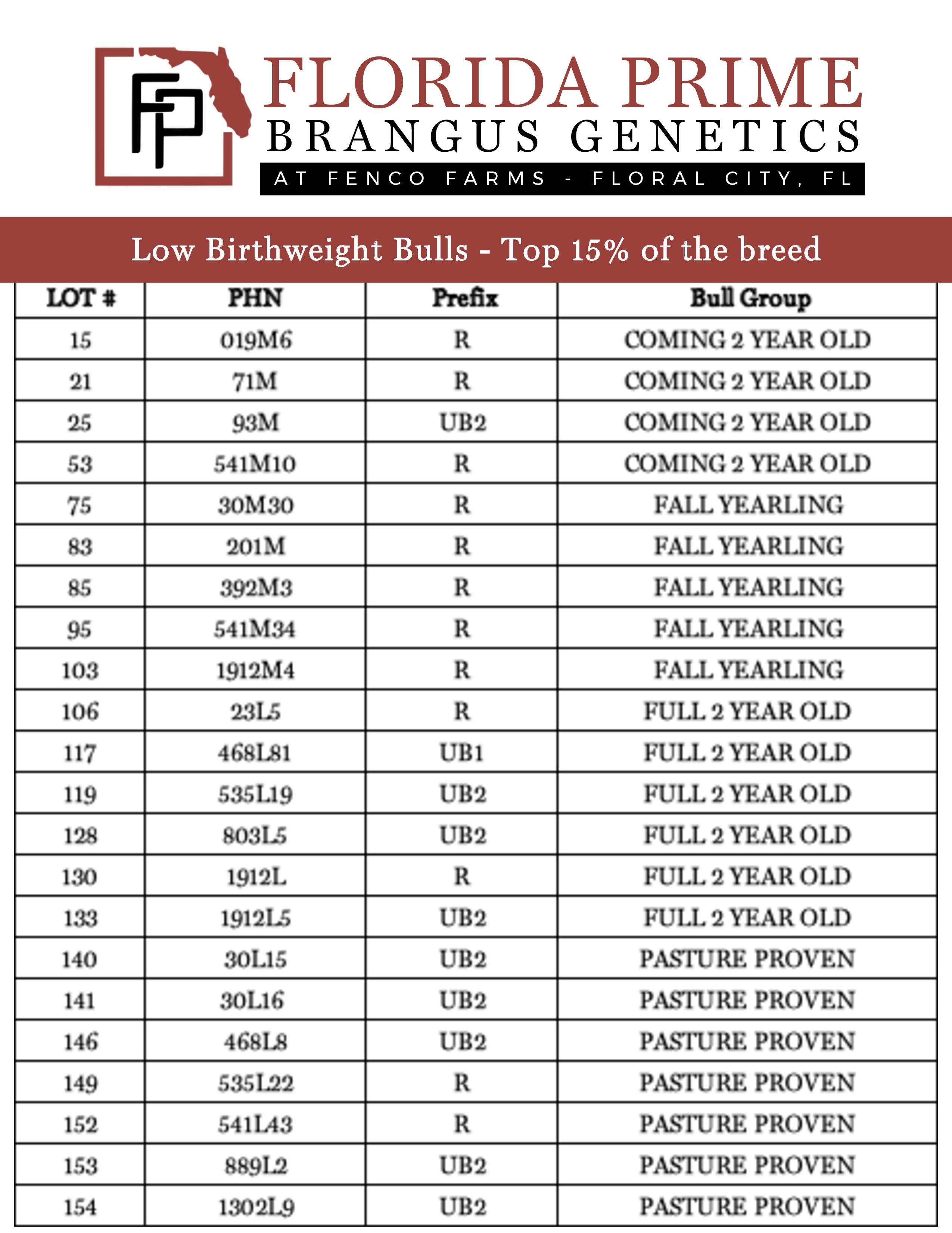 2025 Florida Prime Brangus Genetics Buyers Guide | October 23, 2025 ...