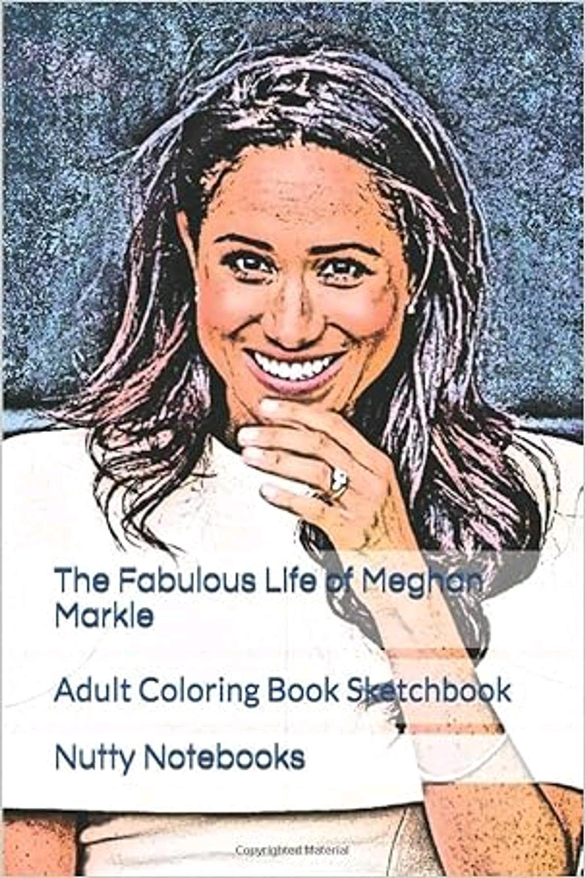 Ebook The Fabulous Life of Meghan Markle: Adult Coloring Book ...