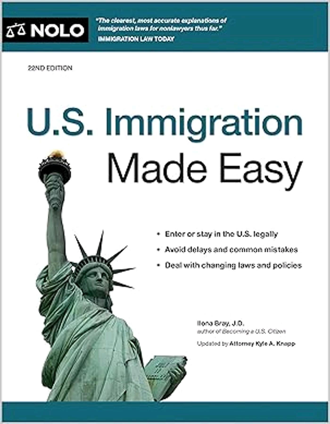 EBOOK U.S. Immigration Made Easy by Ilona Bray by nicolegrantjo - Issuu