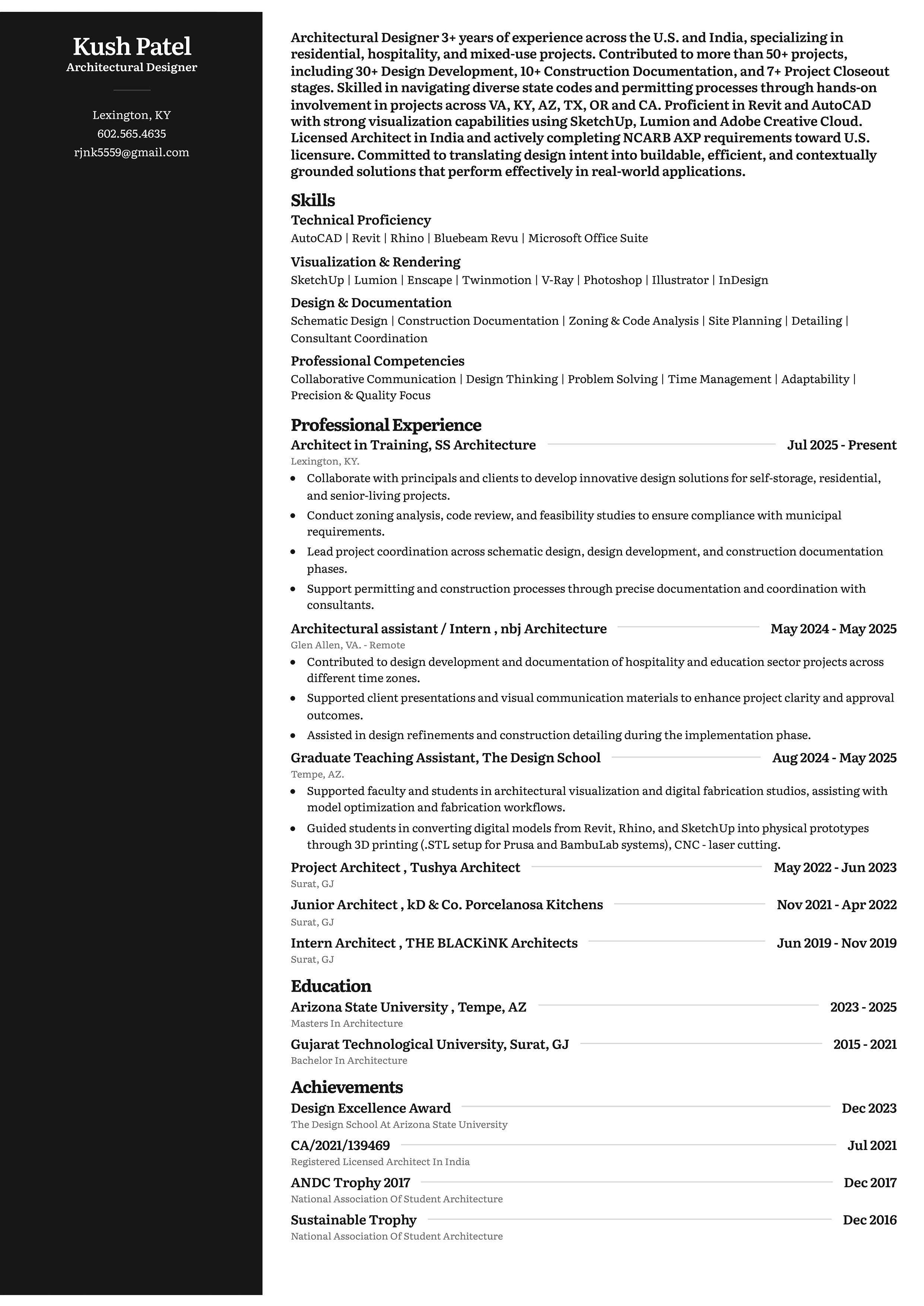 Architecture Portfolio by Kush Patel - Issuu