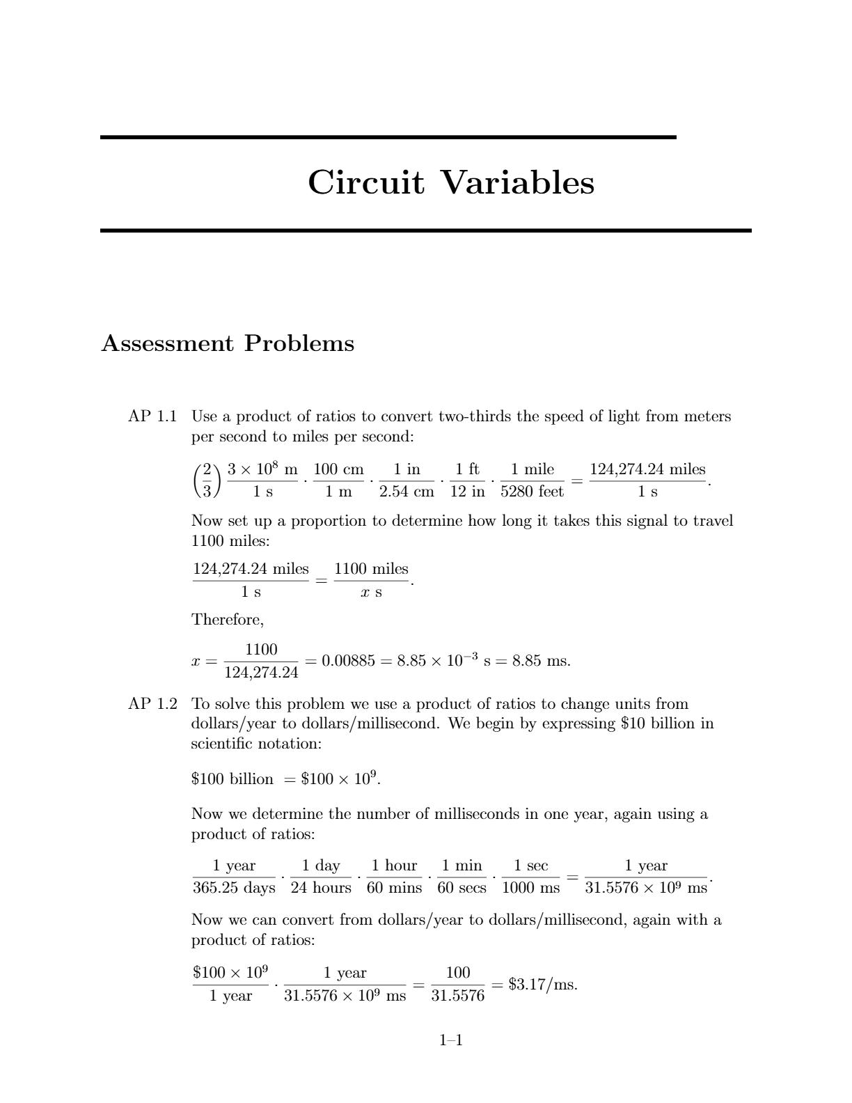 Solution Manual for Electric Circuits 11th Edition by James Nilsson ...