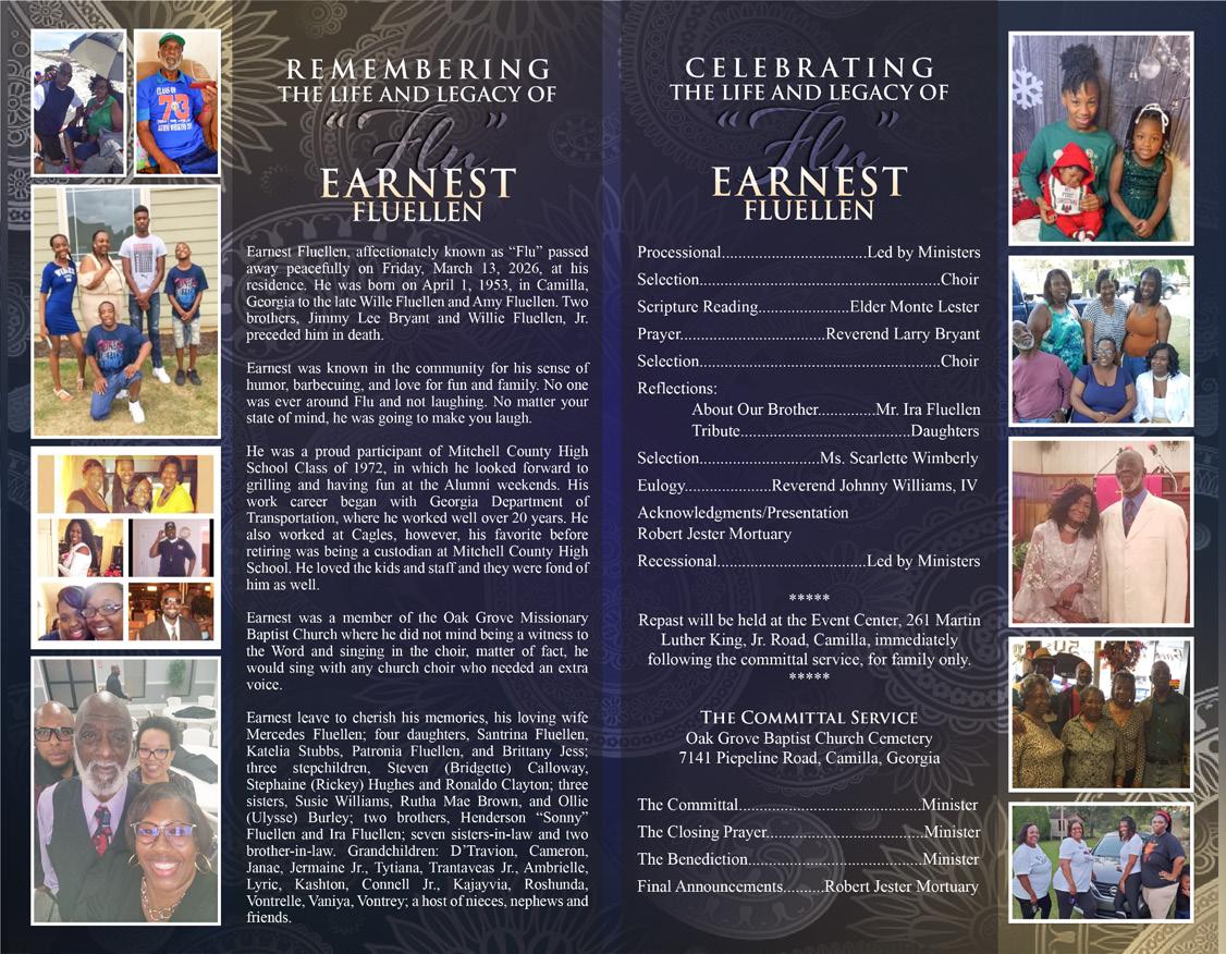 Earnest Fluellen - Robert Jester Mortuary by Martin Company - Issuu